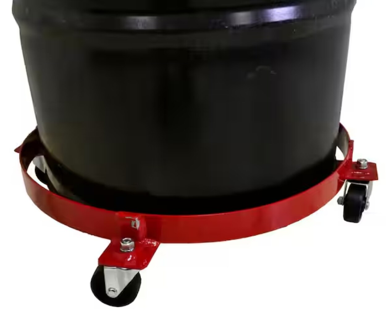 Milwaukee 500-lbs. Capacity 4 -Wheel Red Steel Dolly in the Hand Trucks ...