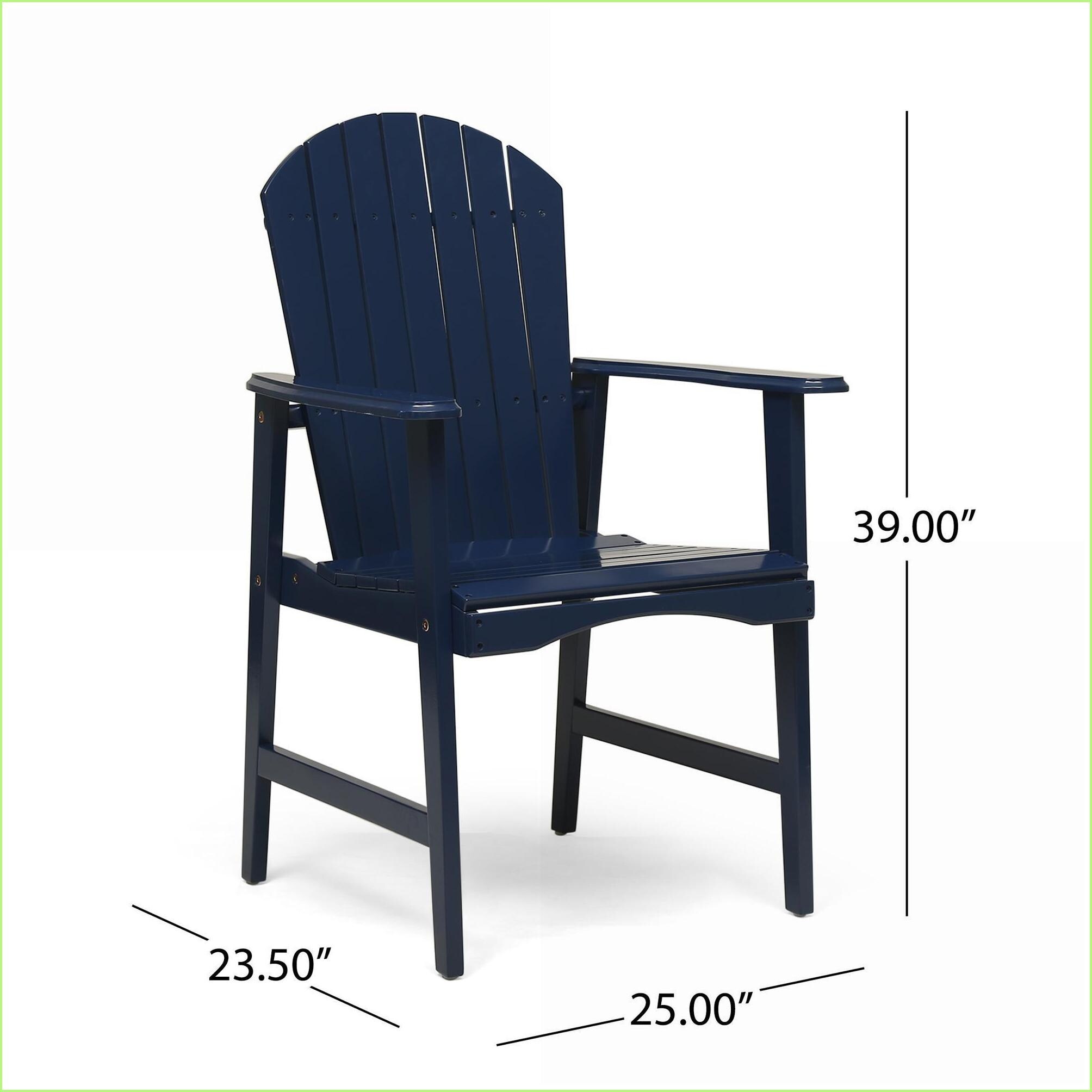 Watnature Outdoor Adirondack Dining Chairs (Set of 2) Weather Resistant ...