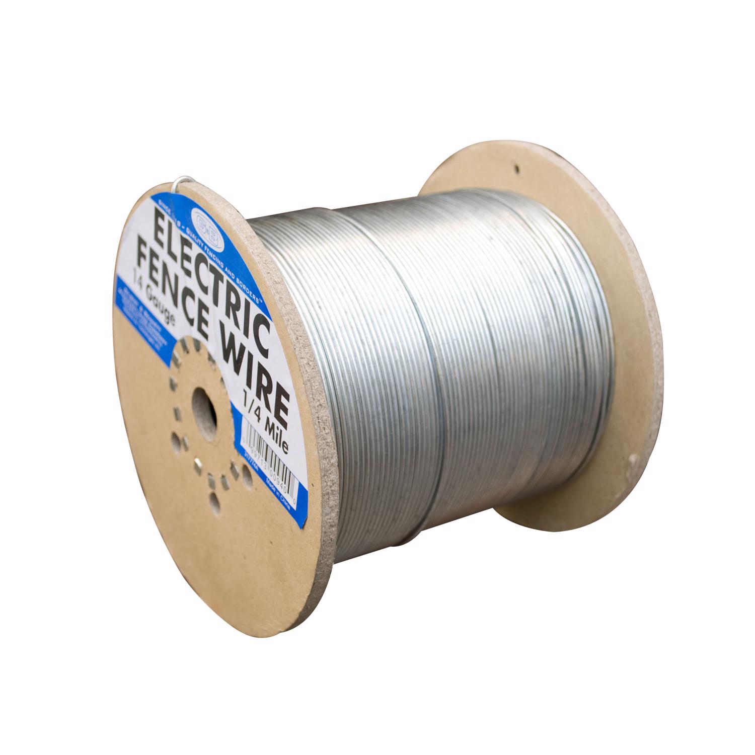 IRONRIDGE 0.06 in. H X 1320 ft. L Galvanized Steel Electric Fence Wire ...