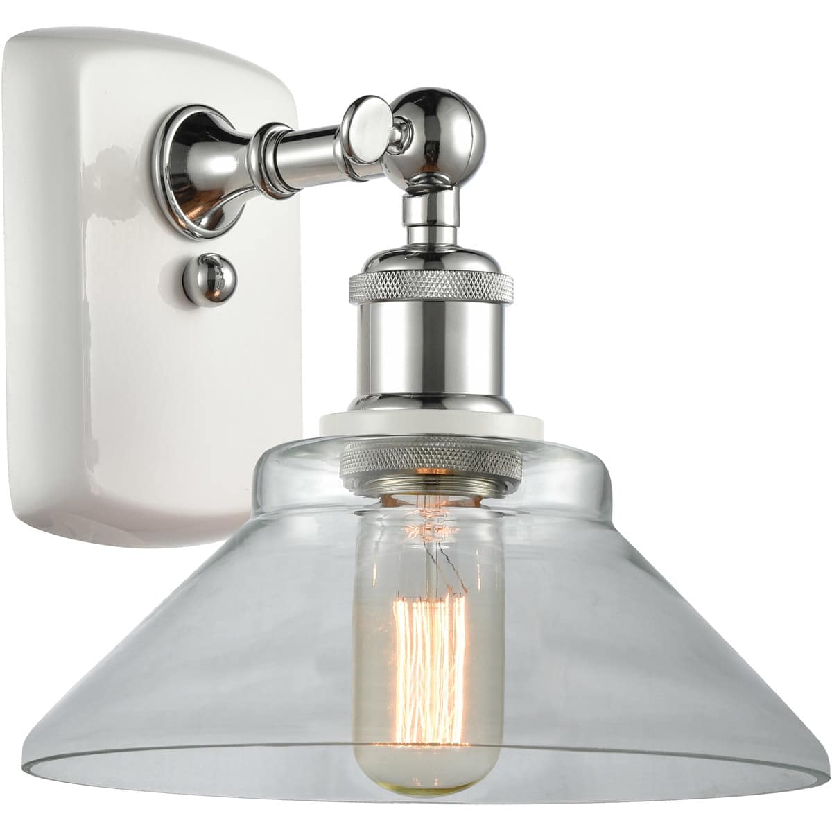 Innovations Lighting 516-1W-WPC-G132 Ballston Orwell Wall Sconce White ...