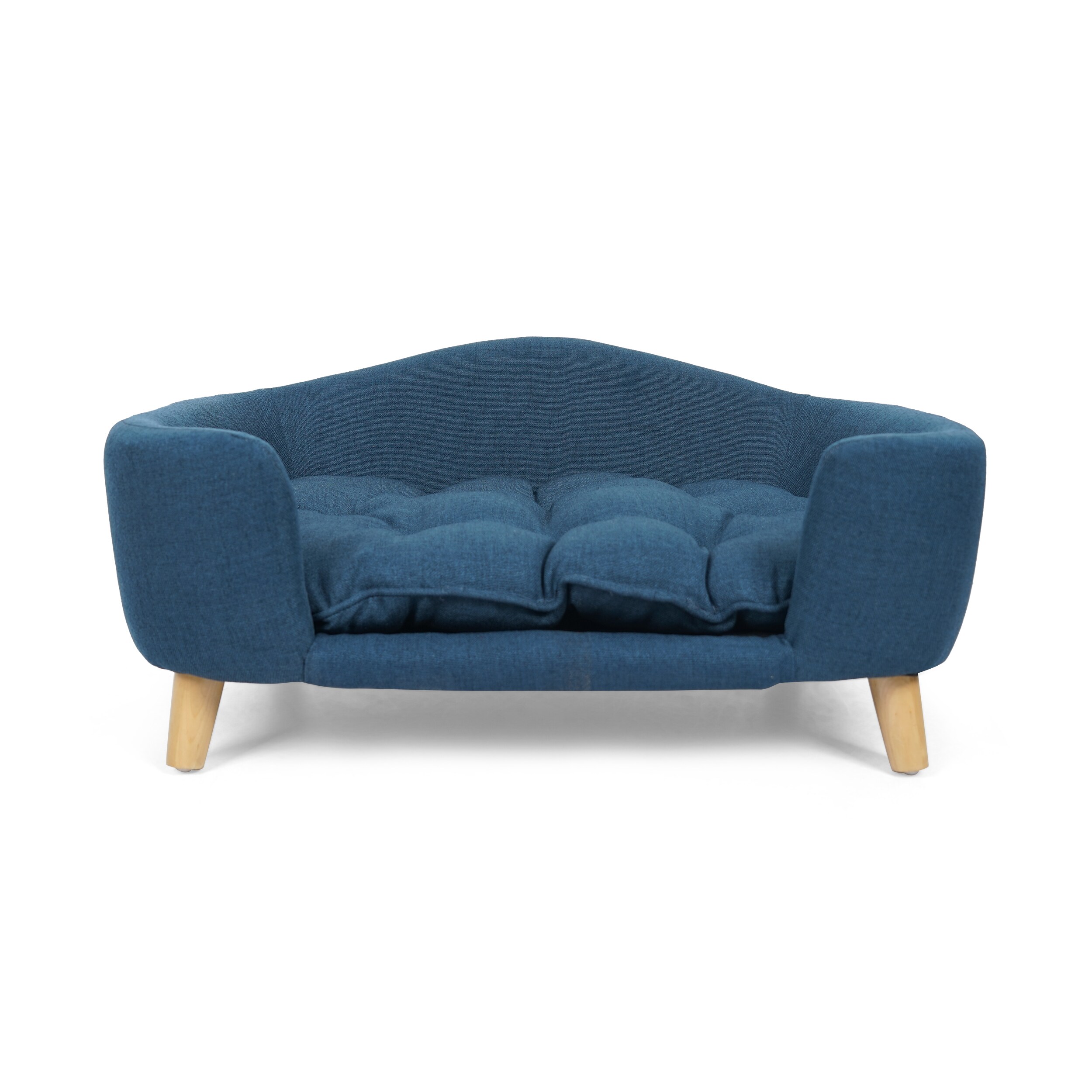 Christopher Knight Home Ferncliffe Mid Century Fabric Pet Bed Navy Blue ...