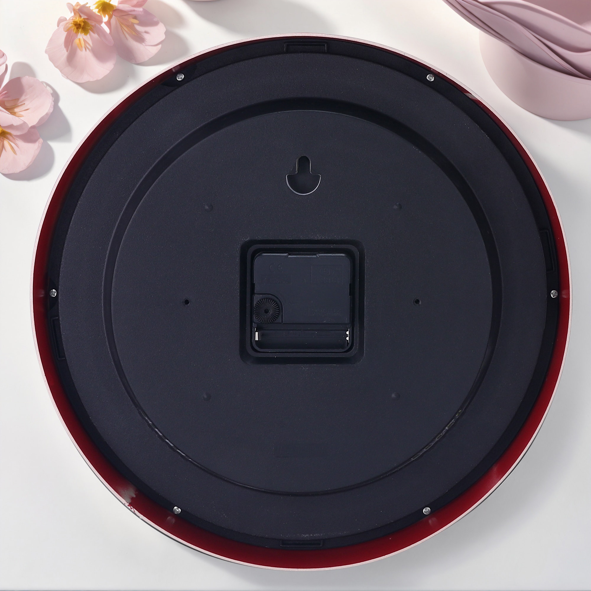 Unique Bargains Wall Clock Silent Non Ticking Battery Operated Modern ...