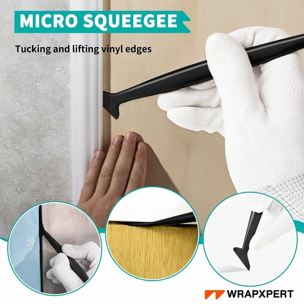 LAIFUCAM Wallpaper Smoothing Tool Kit 6 pcs with Felt Squeegee Craft ...