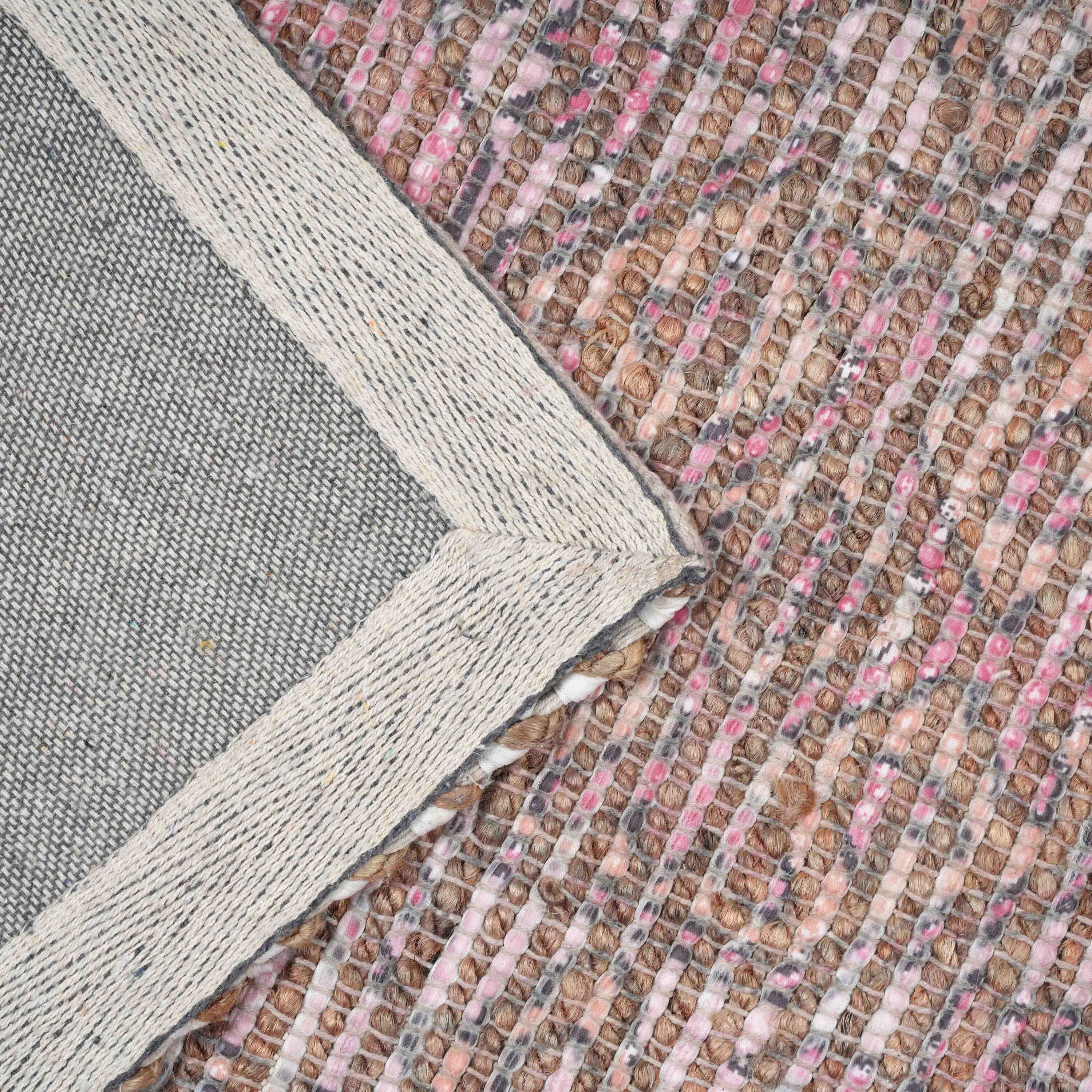 TOV Furniture Madra 5 x 8 (ft) Flatweave Blush Rectangular Indoor ...