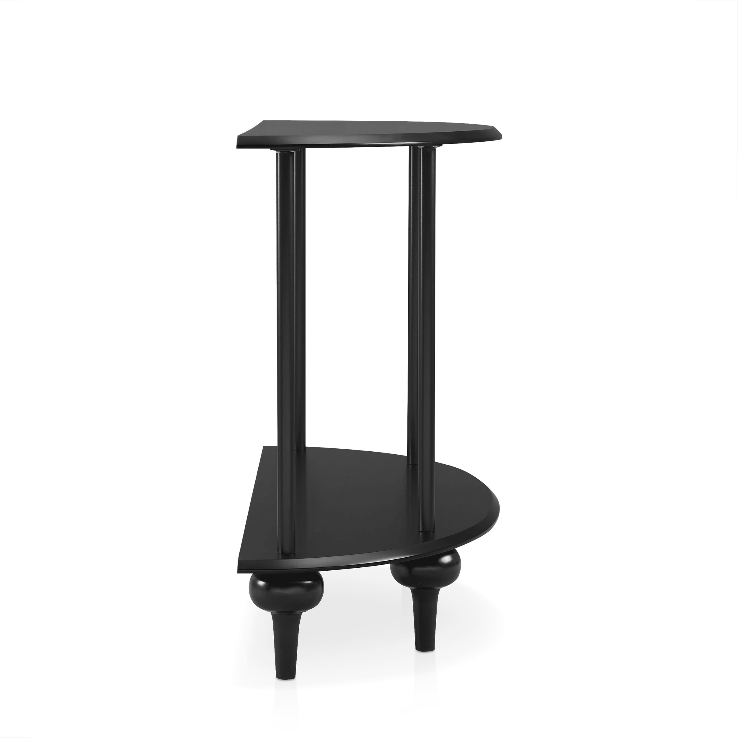 Furniture of America Modern Half-round Composite Black Pure 47.25-in W ...