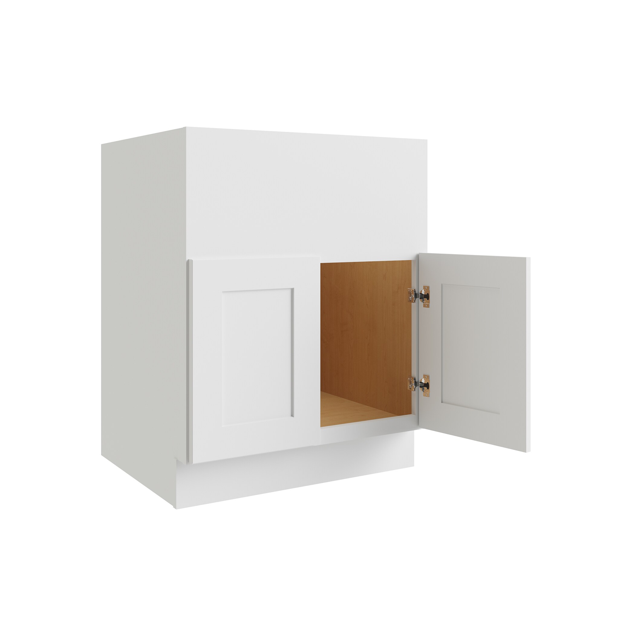 Parkstone 36-in W x 34.5-in H x 24-in D White Painted Sink Base Fully ...