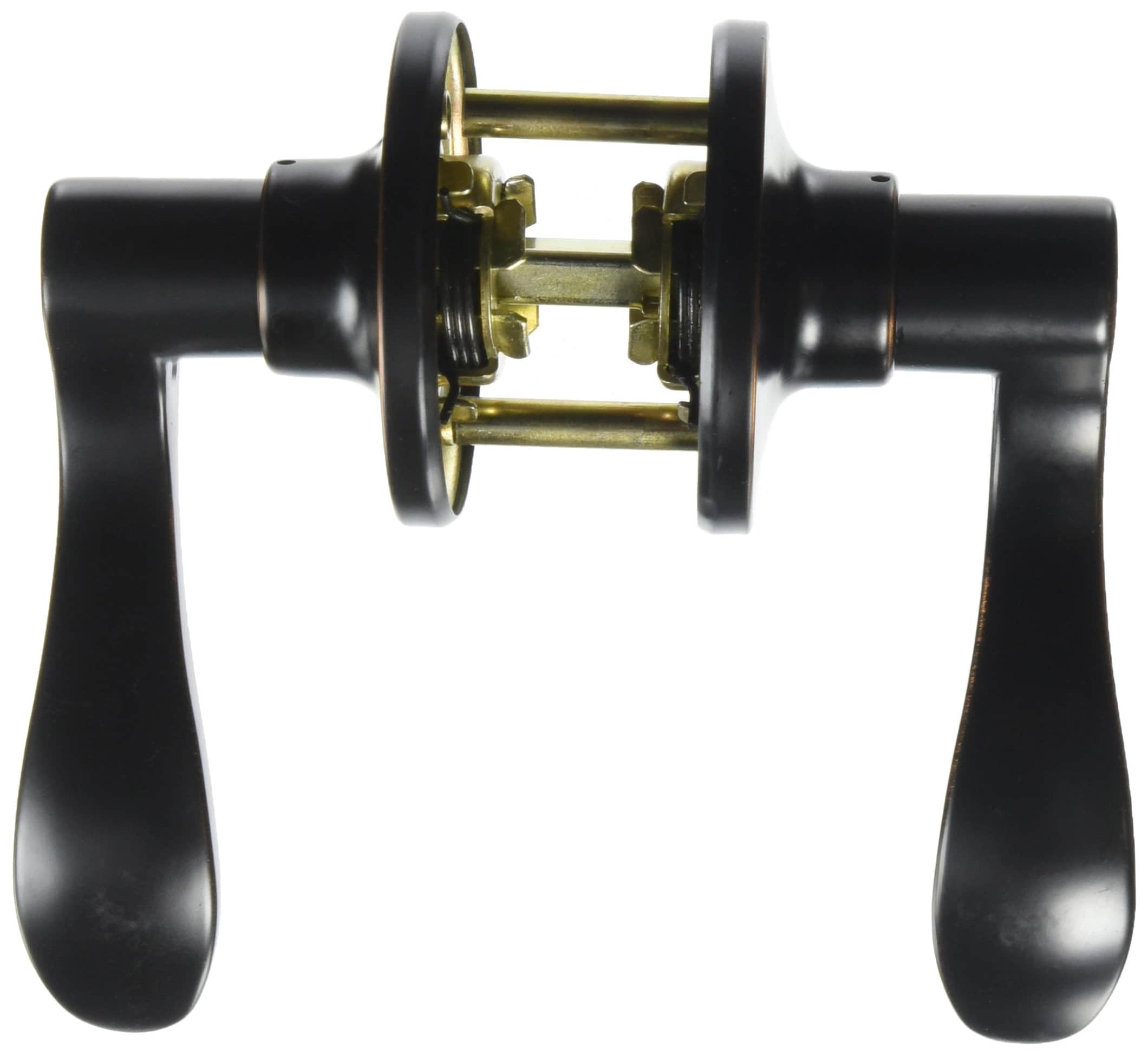 Schlage ABRZ SEV Passage Lever Bronze in the Door Handles department at ...