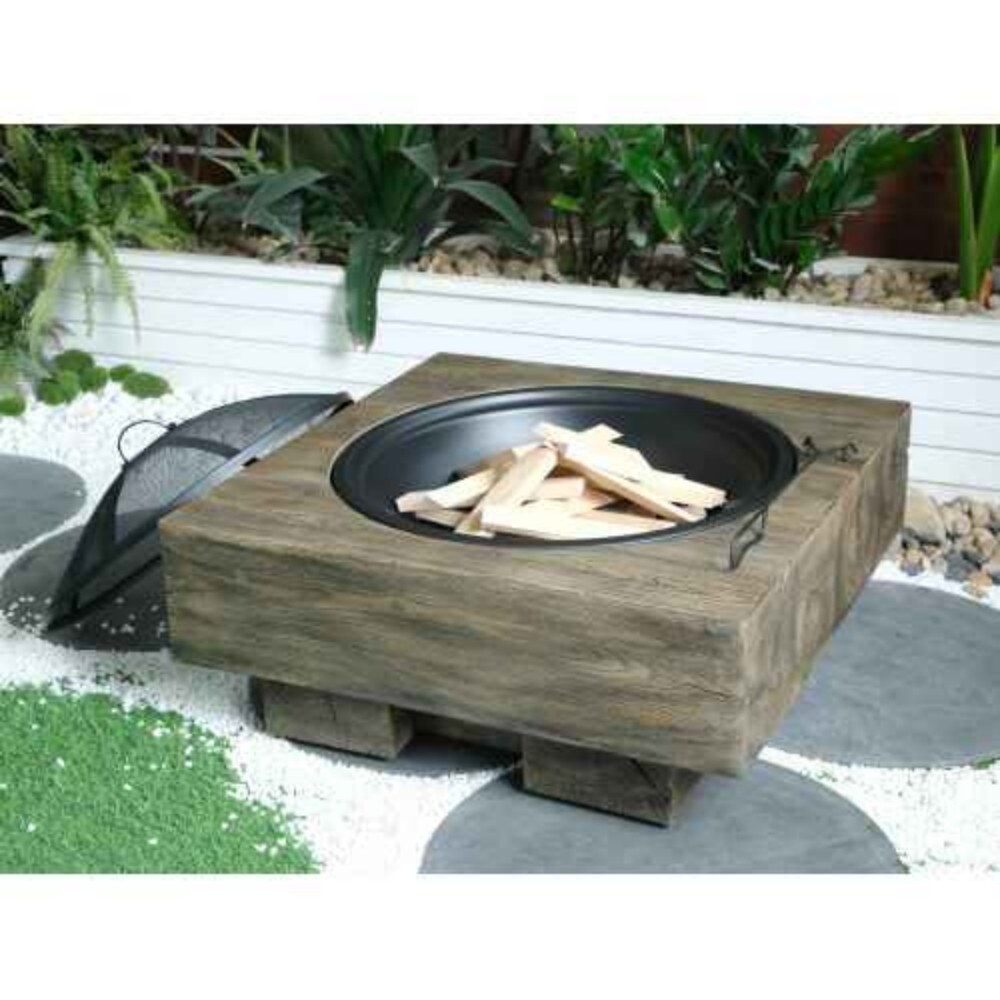 Poly furniture Rectangle Wood-Burning Fire Pits at Lowes.com
