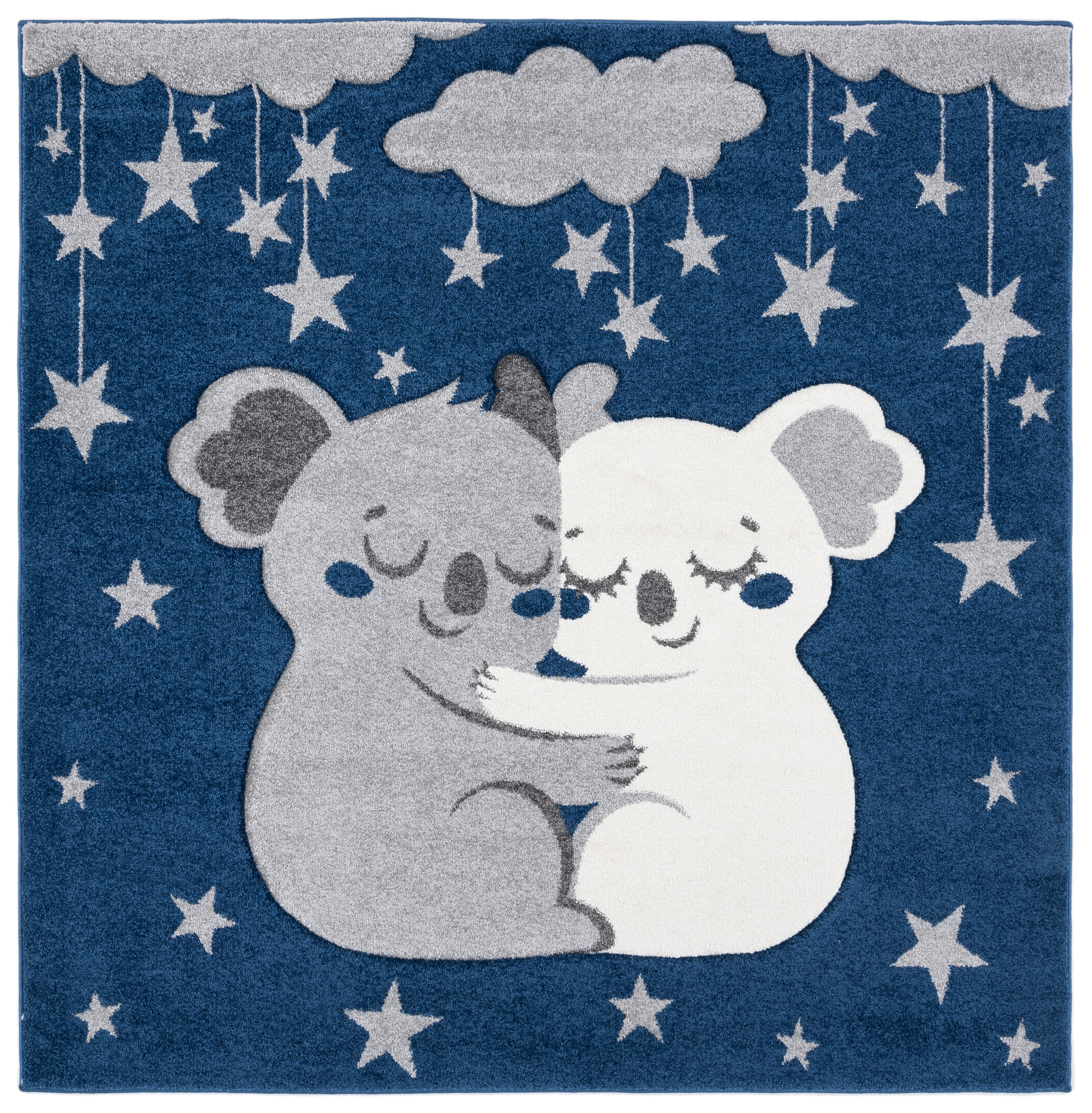 Safavieh Carousel Kids 195N Navy/Grey 5 X 5 Area Rug in the Rugs ...