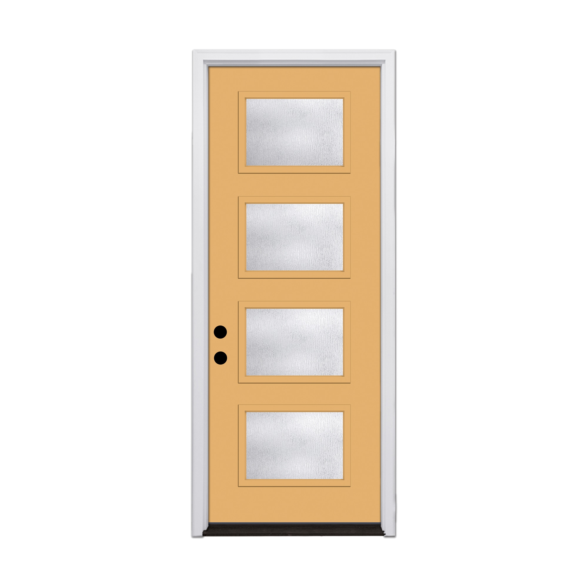 Therma-Tru 36-in x 96-in x 4-9/16-in Fiberglass Right-hand inswing ...