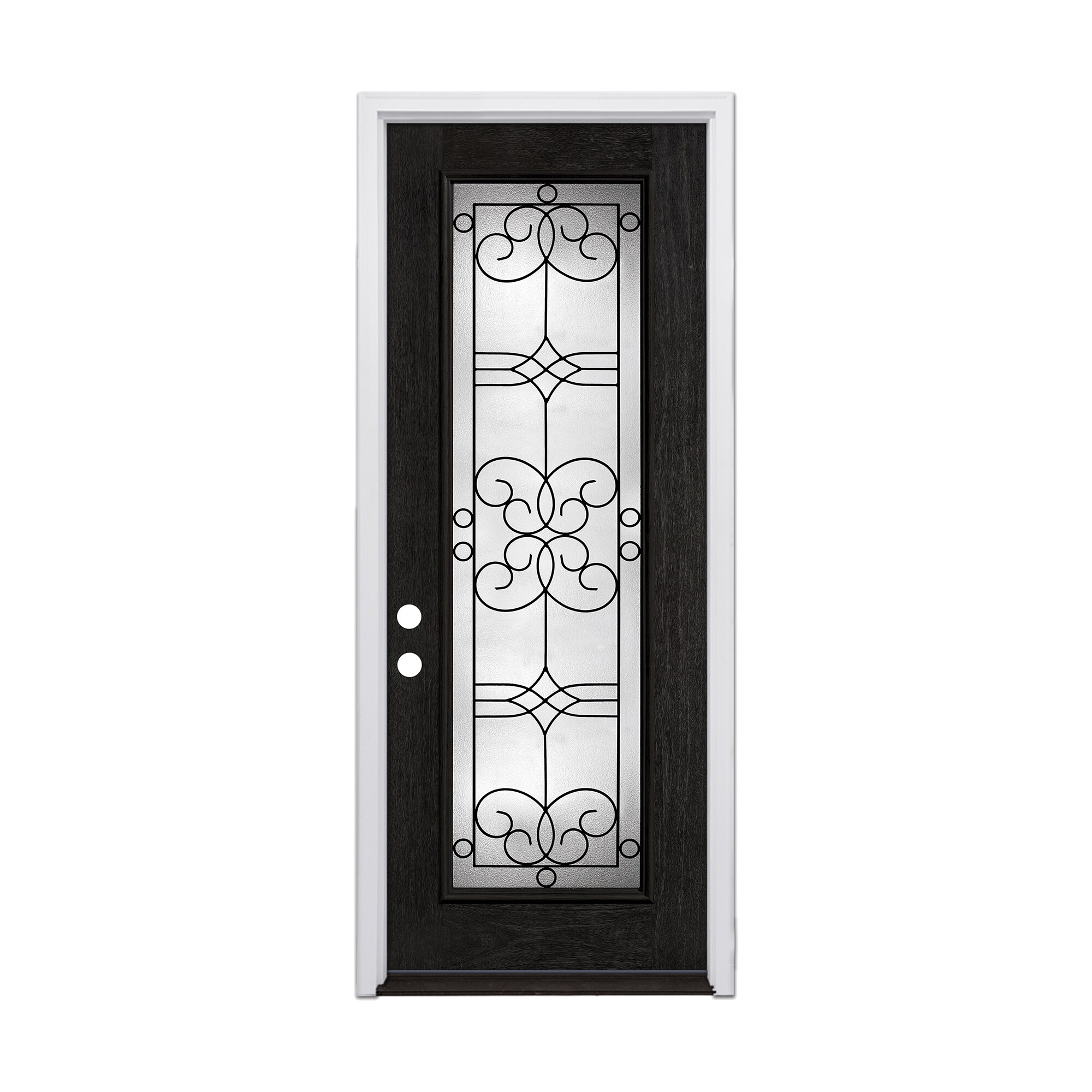 Therma-Tru SALINAS 36-in x 96-in x 6-9/16-in Fiberglass Right-hand ...