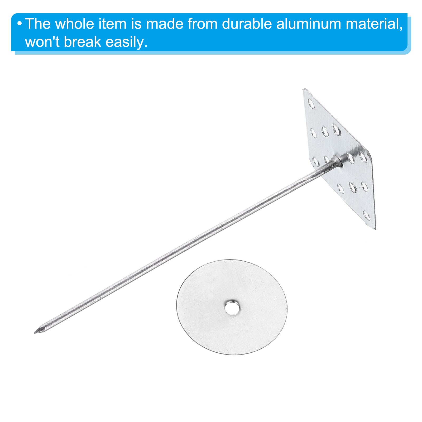 PATIKIL 80 Sets 3.2-Inch Perforated Insulation Pins with Round Washers ...