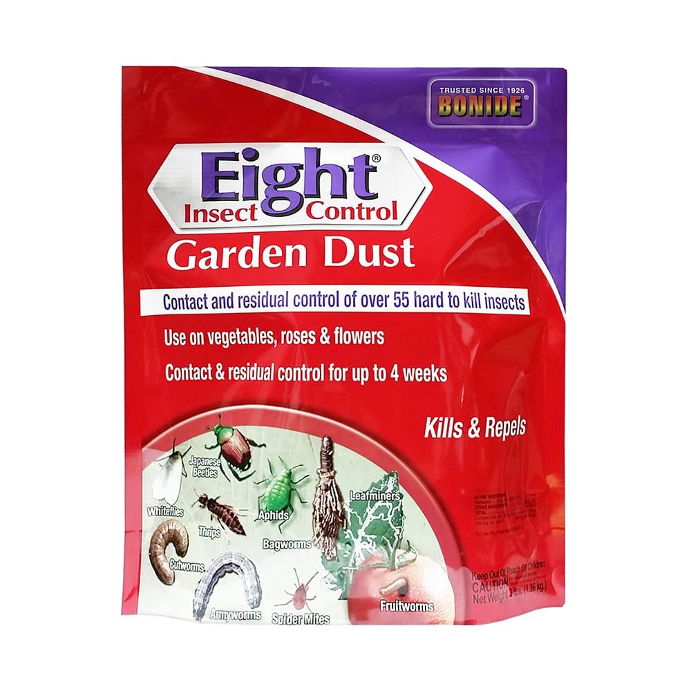 Eight Insect Control Garden Dust, 3 lb. Insect & Mite Killer Insect ...