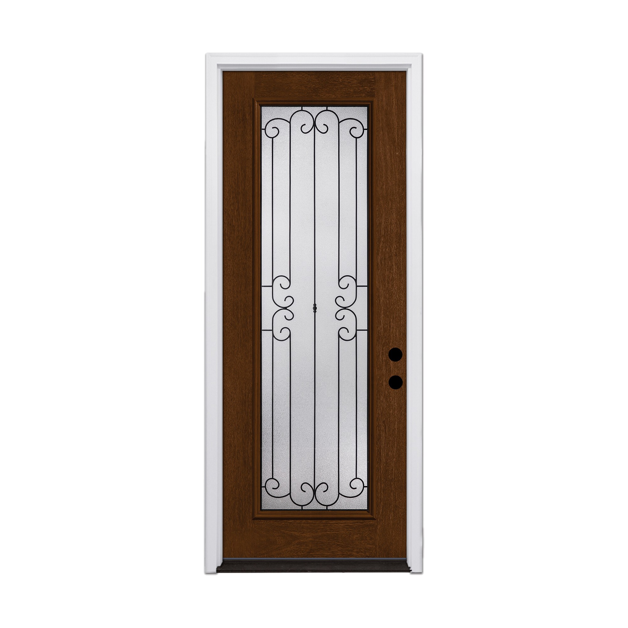 Therma-Tru RISERVA 36-in x 96-in x 6-9/16-in Fiberglass Full lite Left ...
