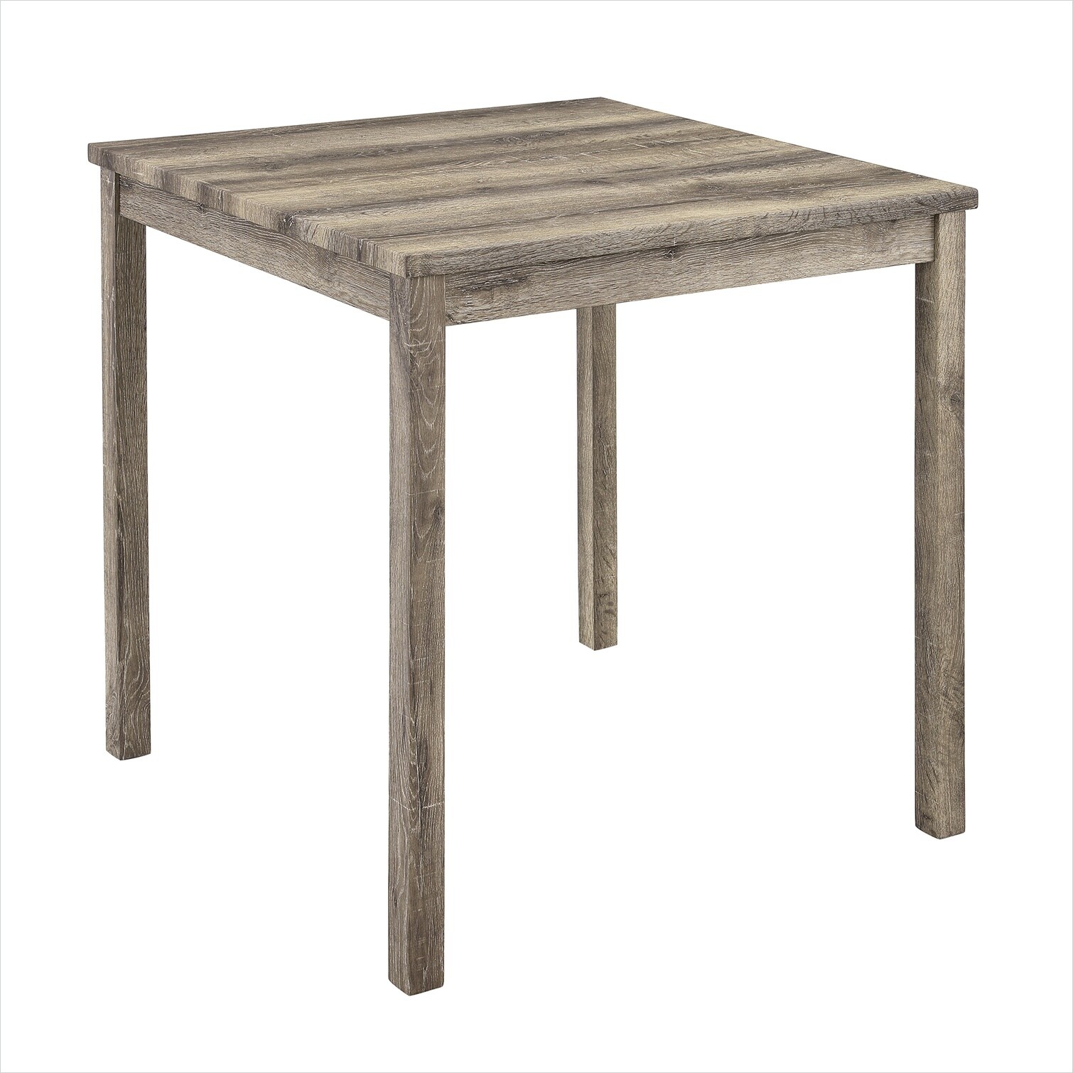 Naturefalls 5-Piece Round Wood-Tone Brown Bar Table Set with 4 ...