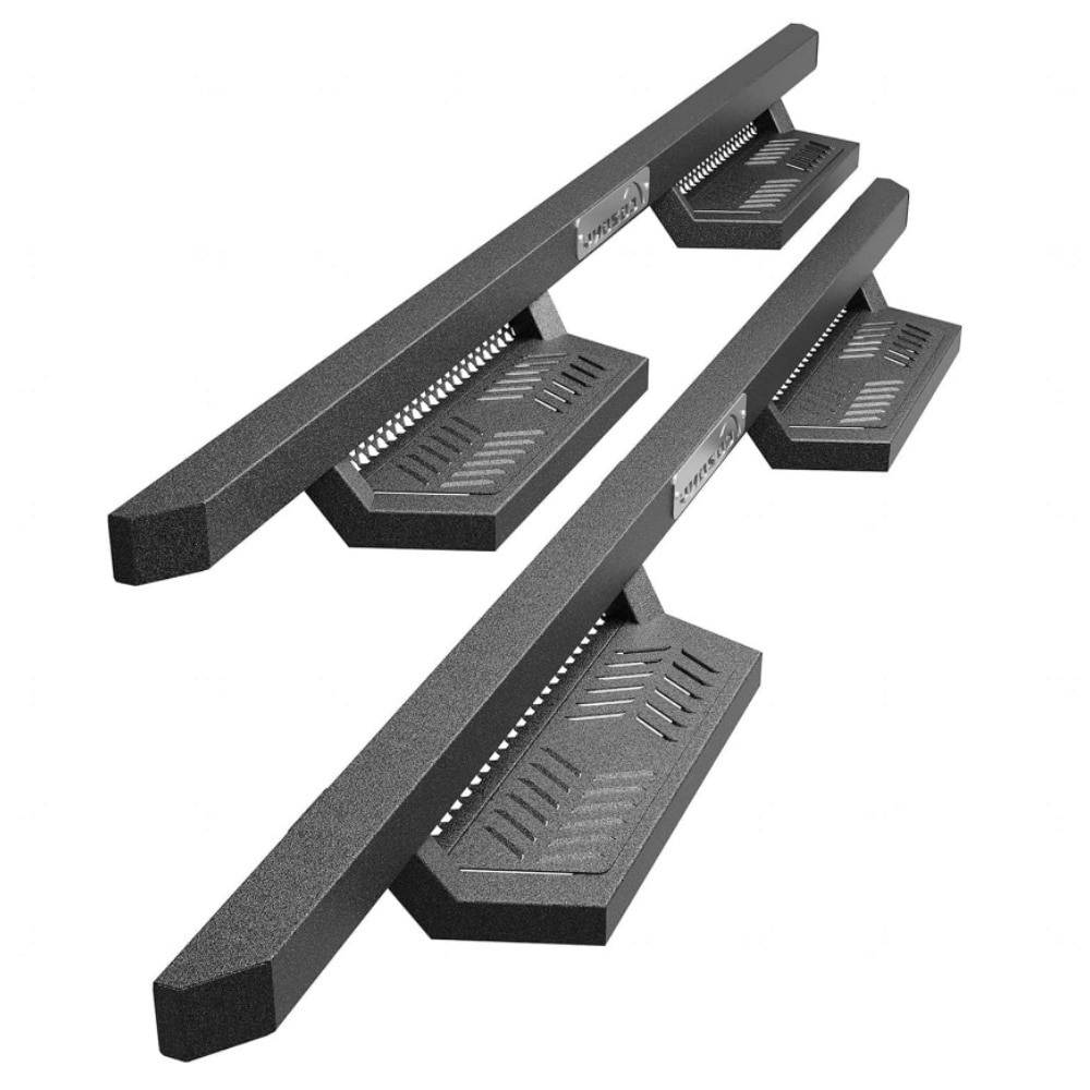 Garvee Textured Black Powder-Coated Steel Side Steps for 2007-2018 ...