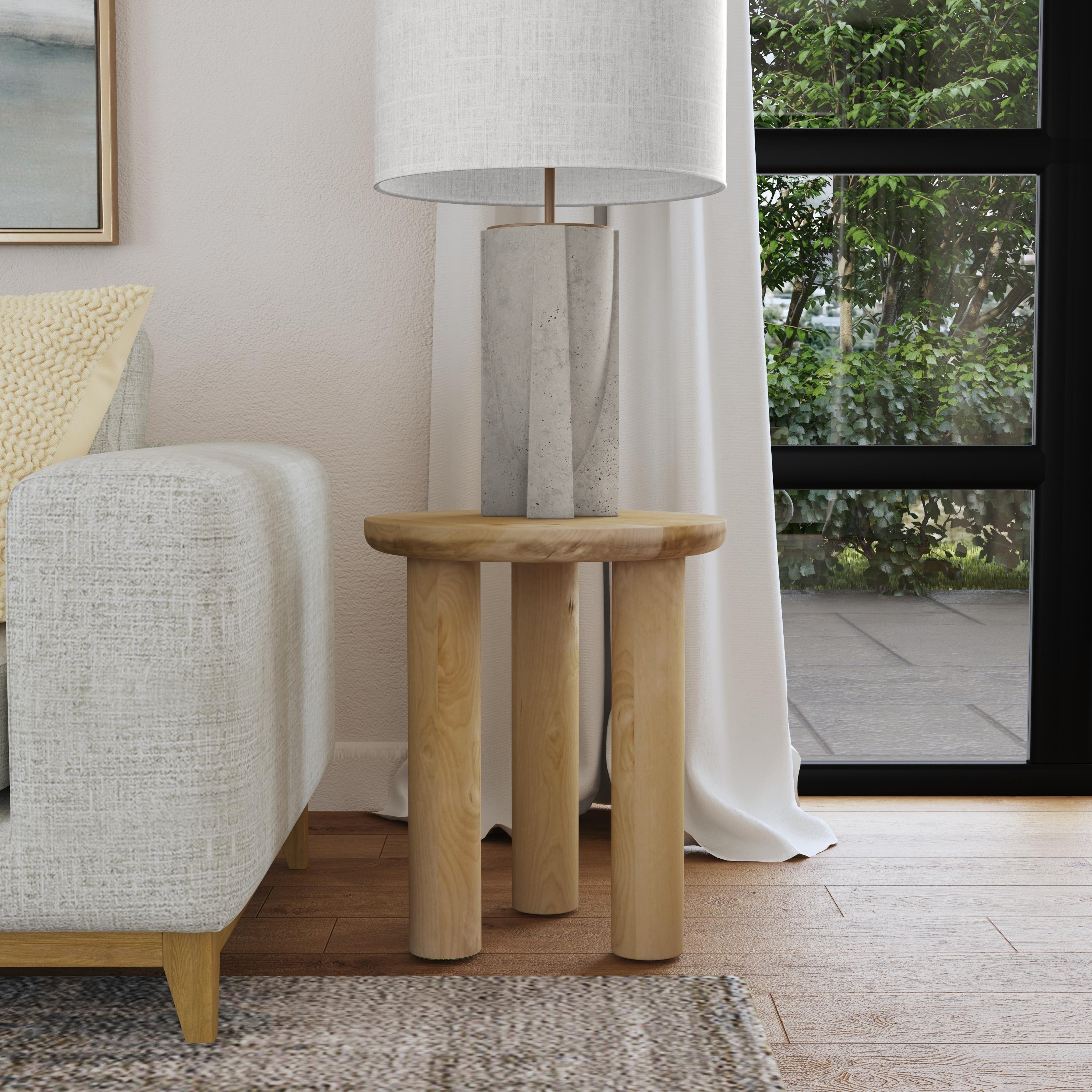 SEI Furniture Craton Solid Wood End Table in the End Tables department ...