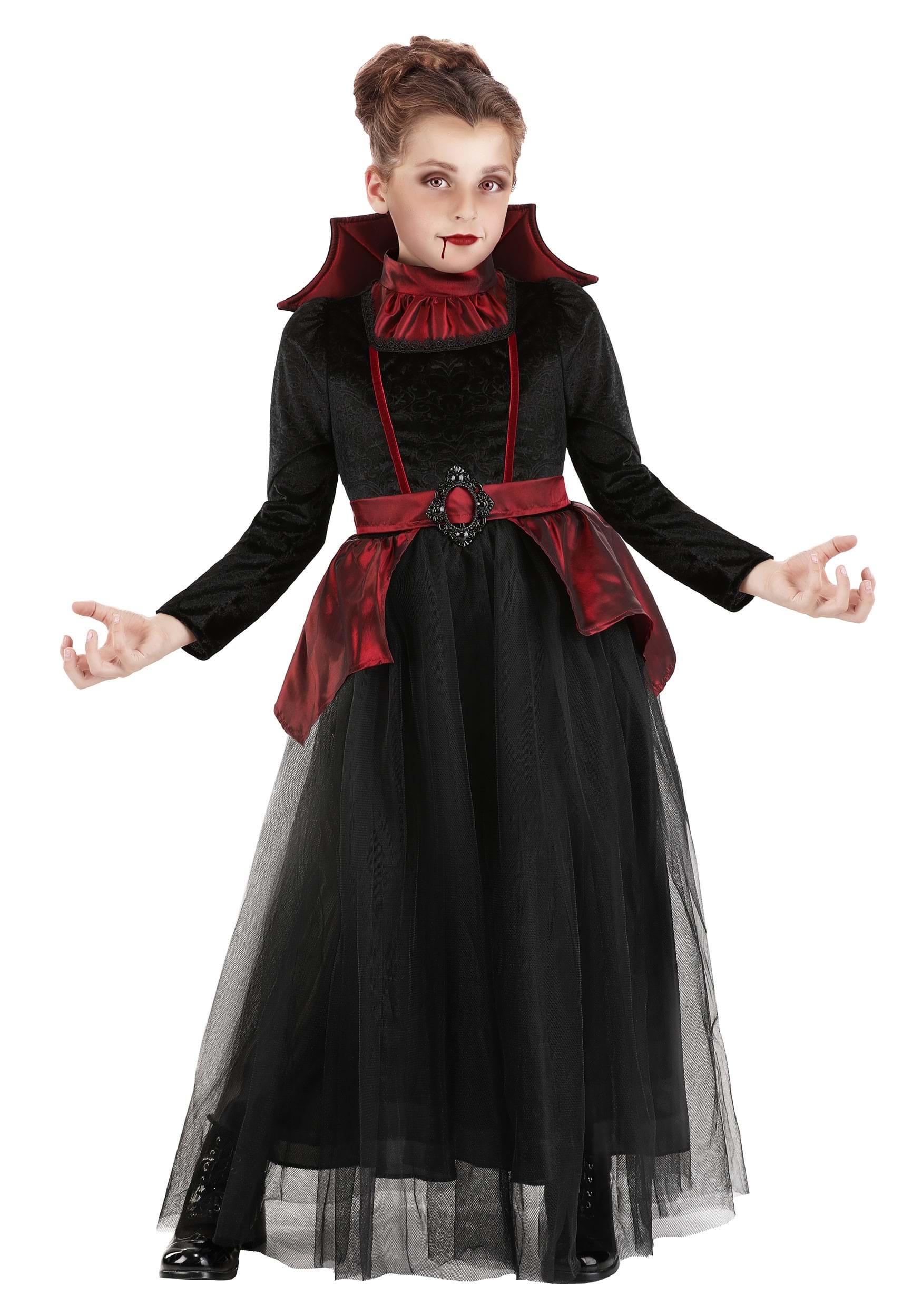 HalloweenCostumes.com FUN Costumes Batwing Vampire Girl's Costume Dress ...