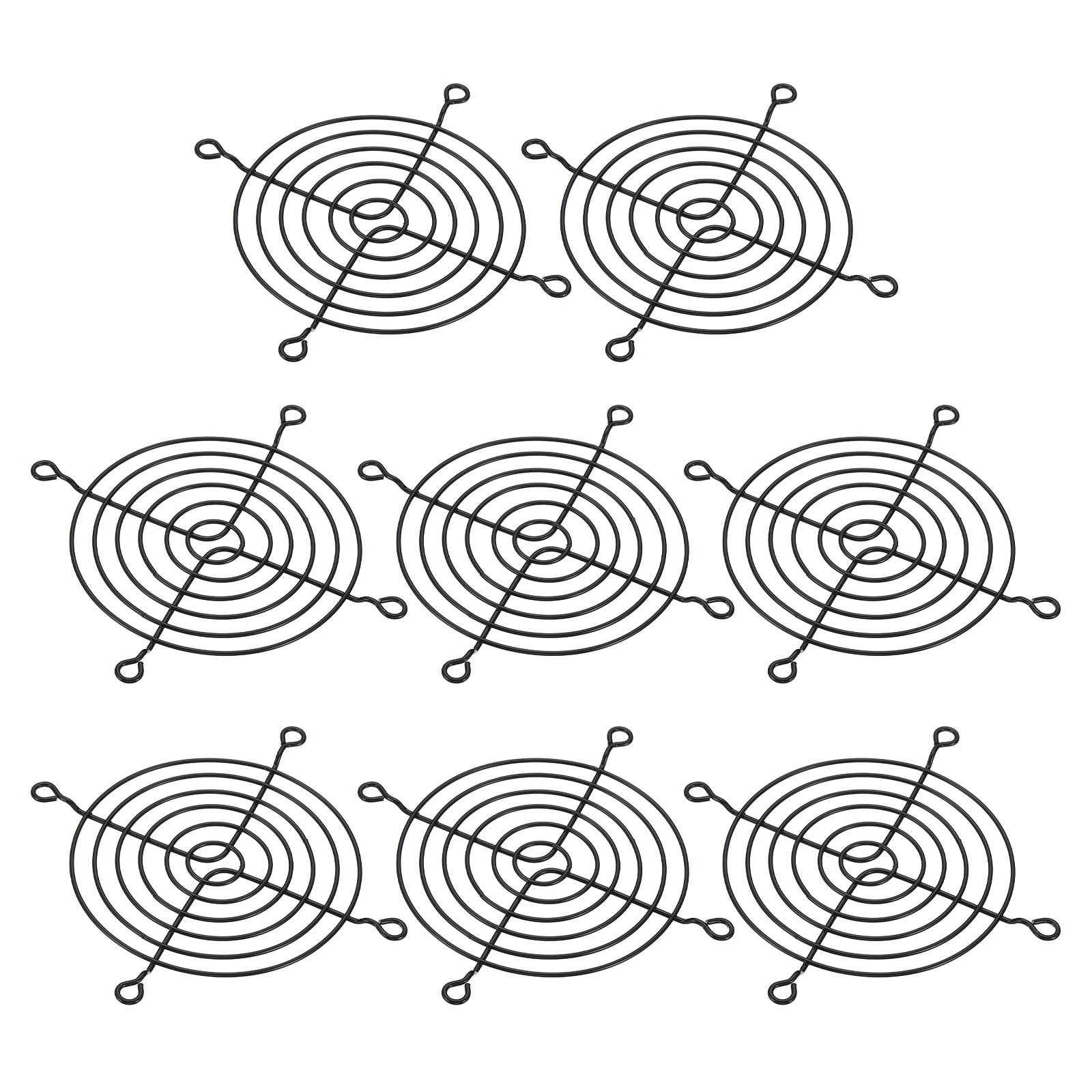 PATIKIL 90mm Fan Finger Grill 8pcs Metal Grill Protector Guard Fan ...
