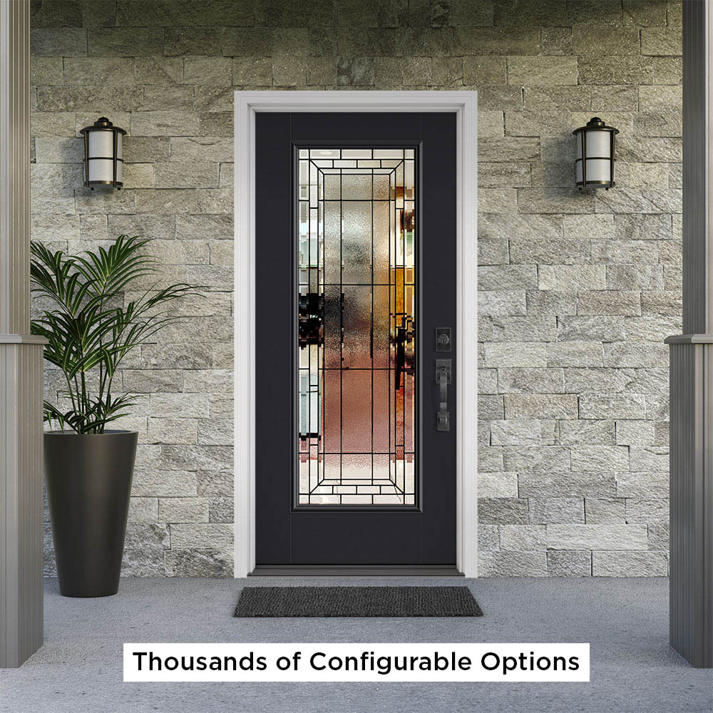 Masonite Customizable Custom Exterior Doors Fiberglass Single door ...