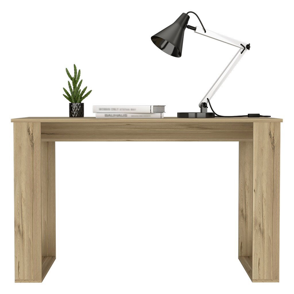 Blisstyle Computer Desk Albion with Ample Worksurface and Legs Light ...