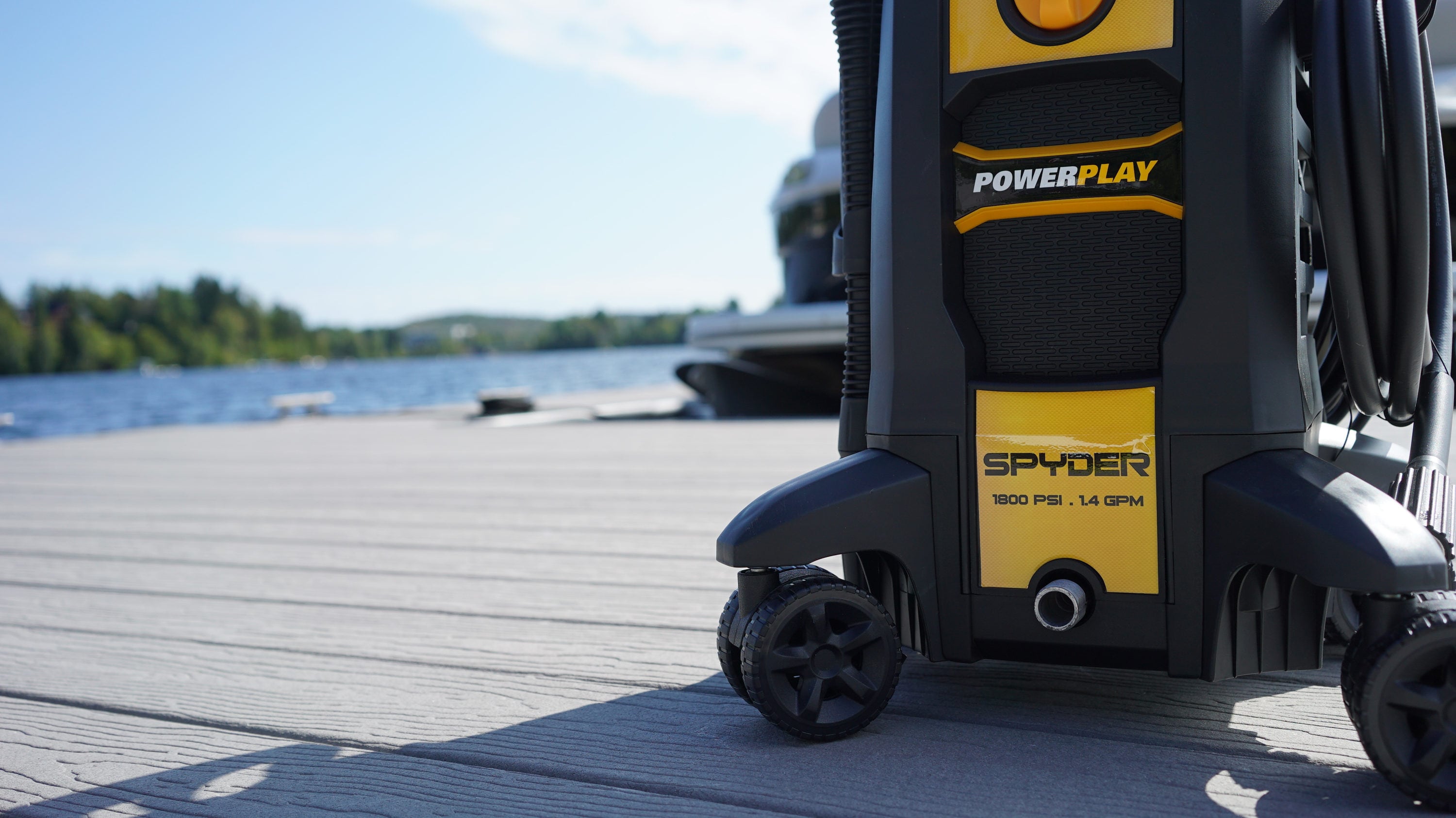 PowerPlay Powerplay Spyder 1800 PSI 1.4 GPMs Cold Water Electric Pressure Washer with 1 Spray Tip SPY1800V at Lowes