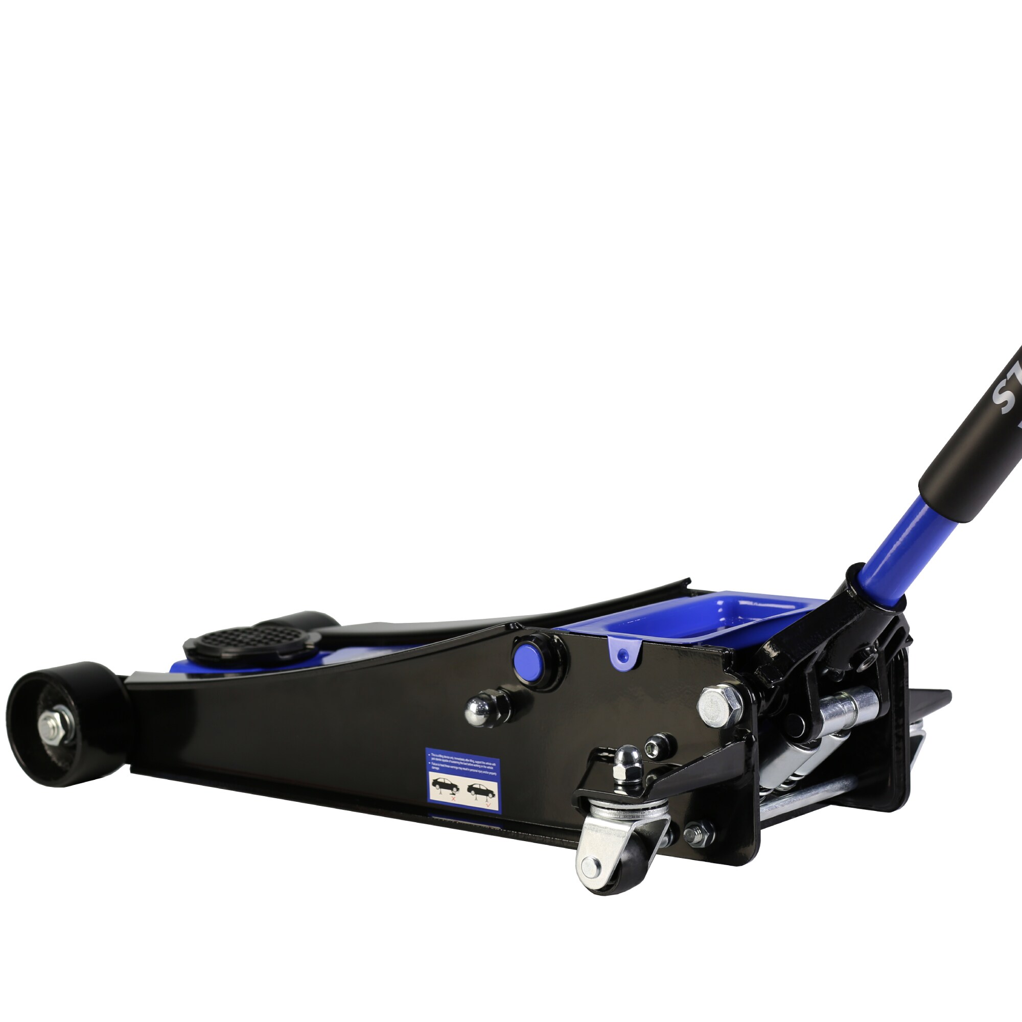 Siavonce Black 4-Ton Steel Manual Floor jack in the Jacks department at ...