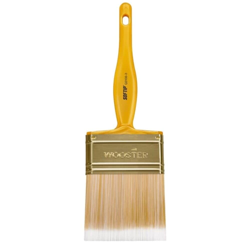 Wooster 3 Trim/Wall Soft Synthetic Bristle Paint Brush Plastic Handle ...