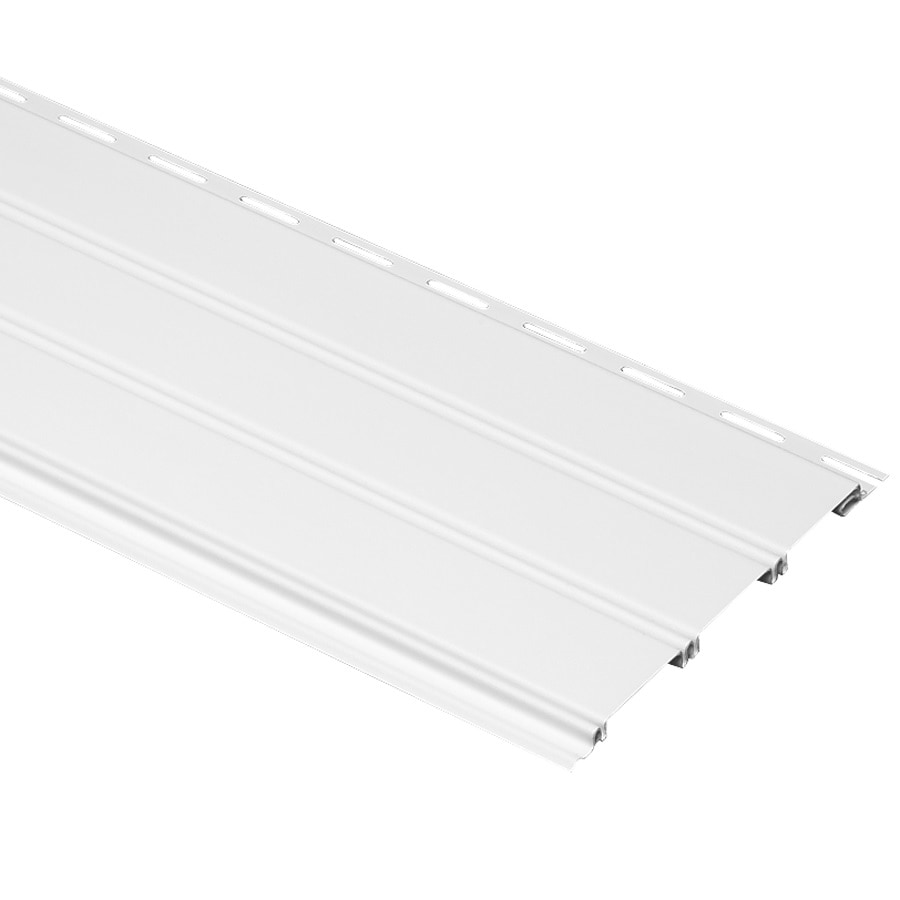 Durabuilt 7-in x 144-in 953 Series White Vinyl Vented Soffit at Lowes.com