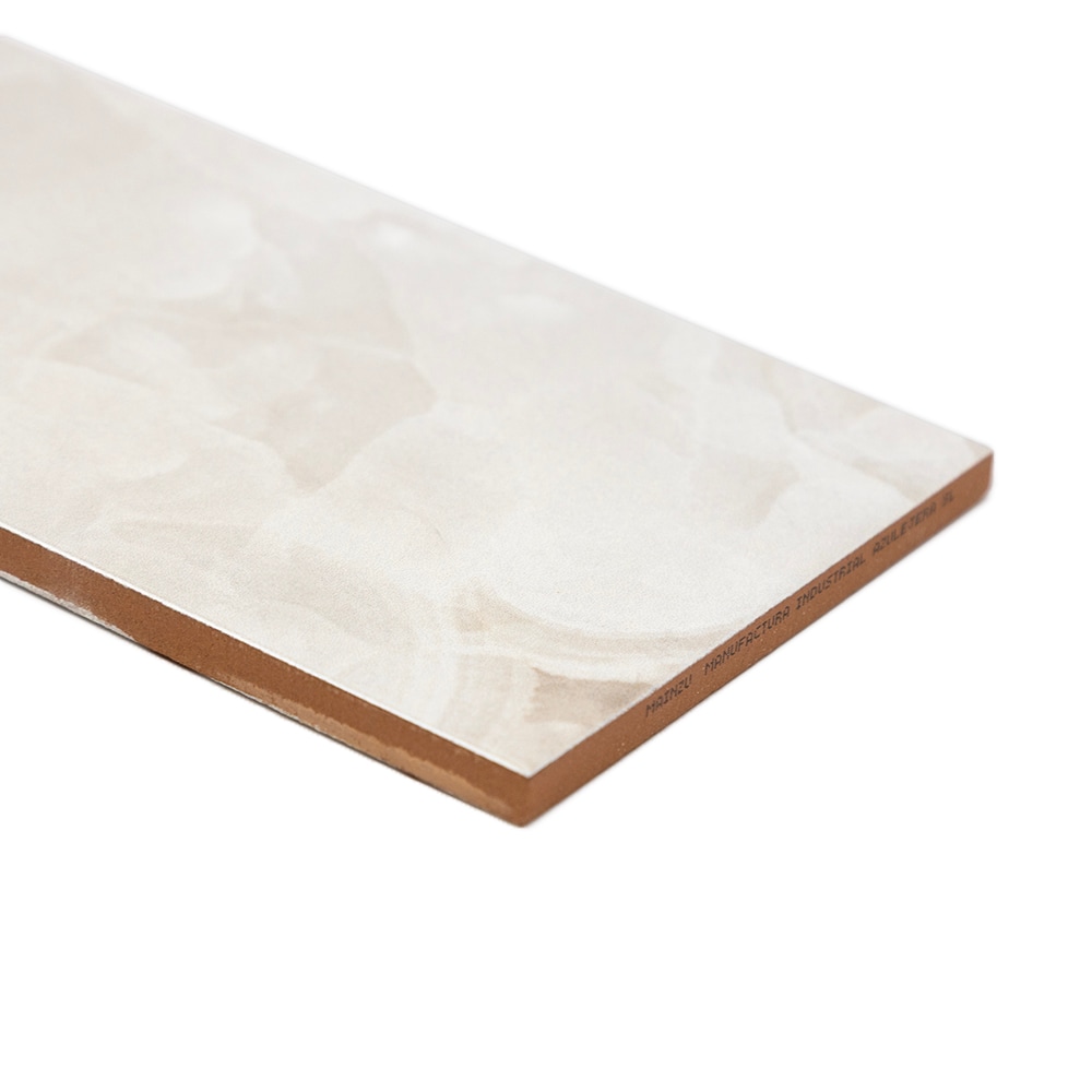 The Tile Life Isla Snow 4-in x 12-in Glossy Ceramic Marble look Wall ...