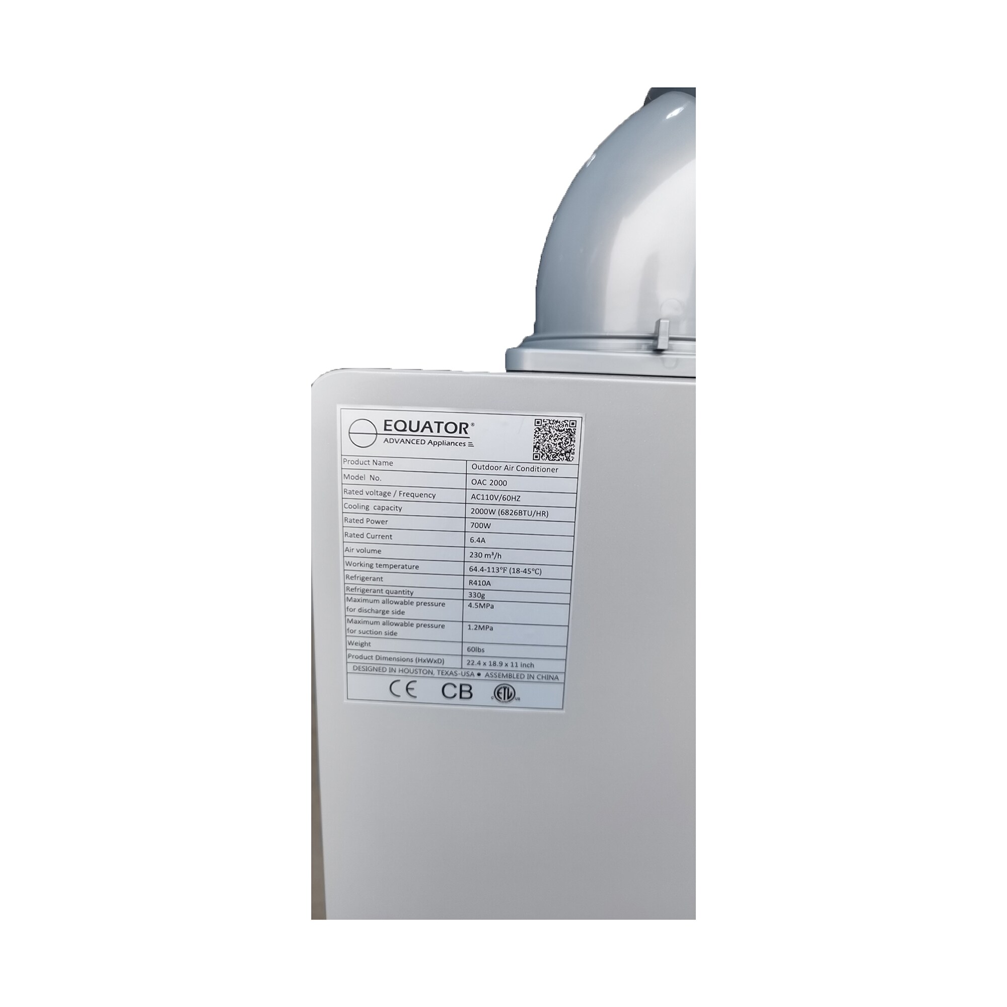 Equator Advanced Appliances Weatherized Outdoor 7000-BTU DOE (110-Volt ...