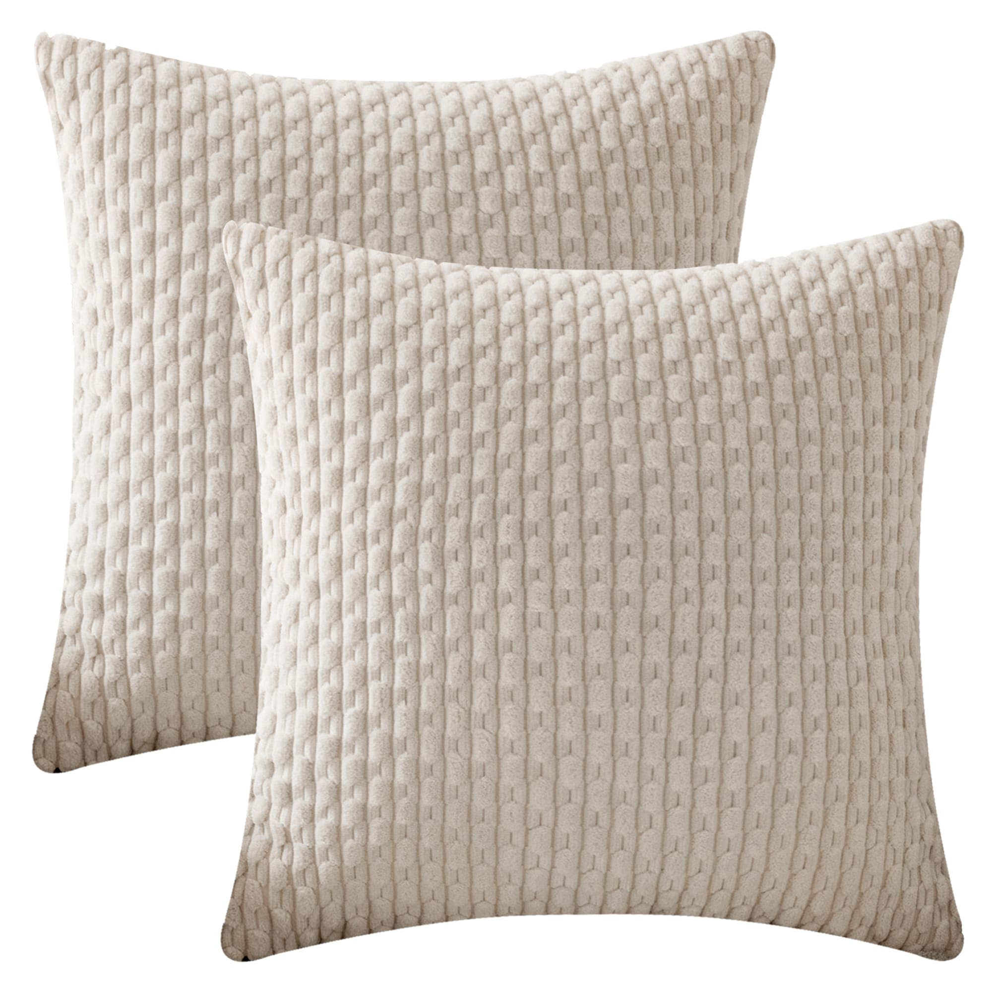 Unique Bargains Decorative Throw Pillow Covers 2pcs for Couch Bed Sofa ...