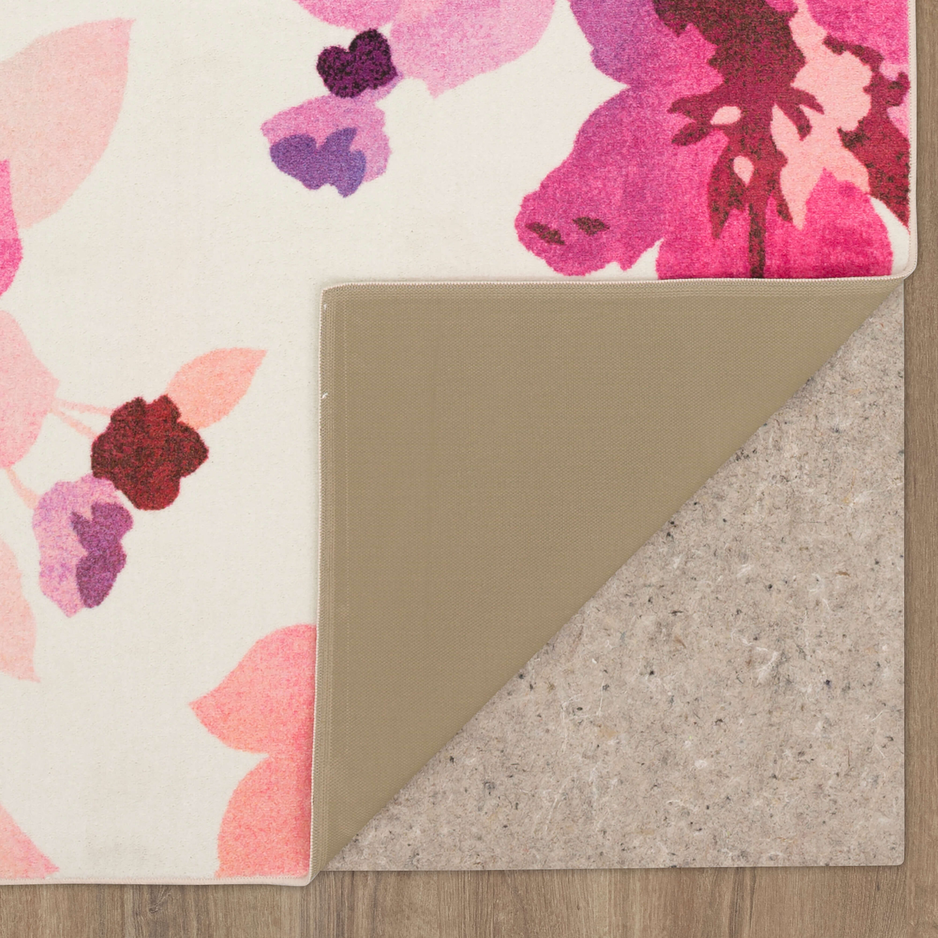 Mohawk Home Prismatic 8 X 10 (ft) Pink Indoor Floral/Botanical Tropical ...