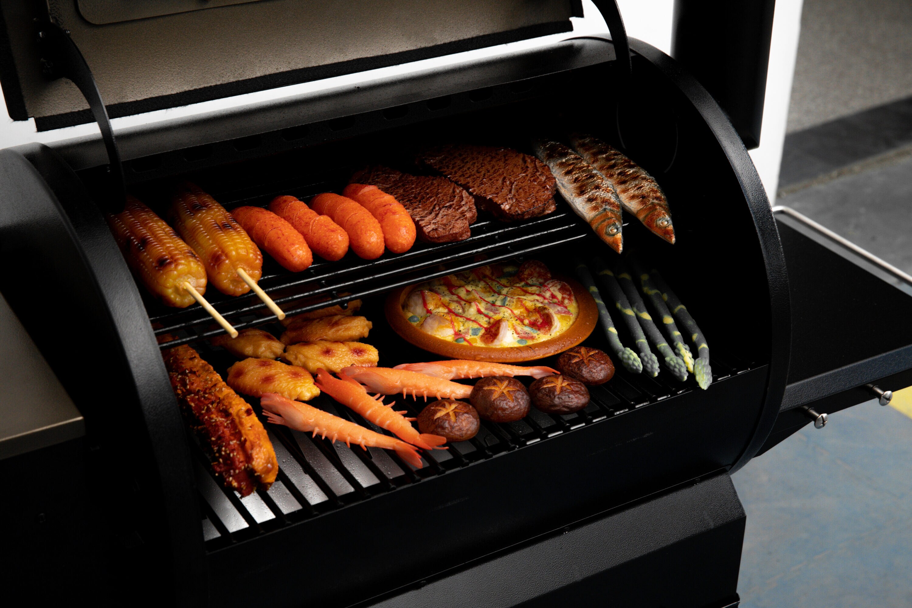 ASMOKE 355-Sq in Bronze Pellet Grill AS550P at Lowes.com