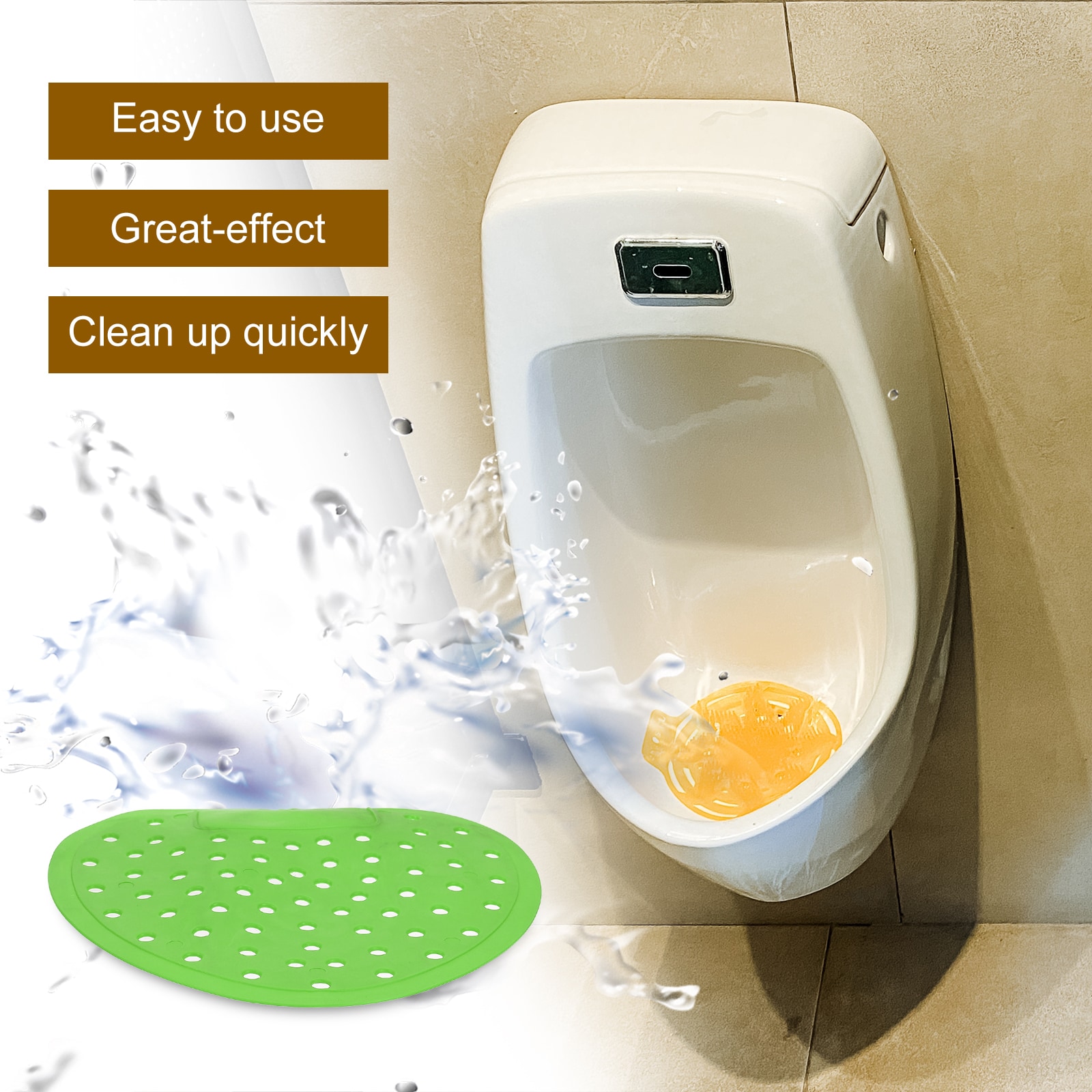 Unique Bargains Urinal Screen Deodorizer 6pcs - Big Hole Anti-Splash ...