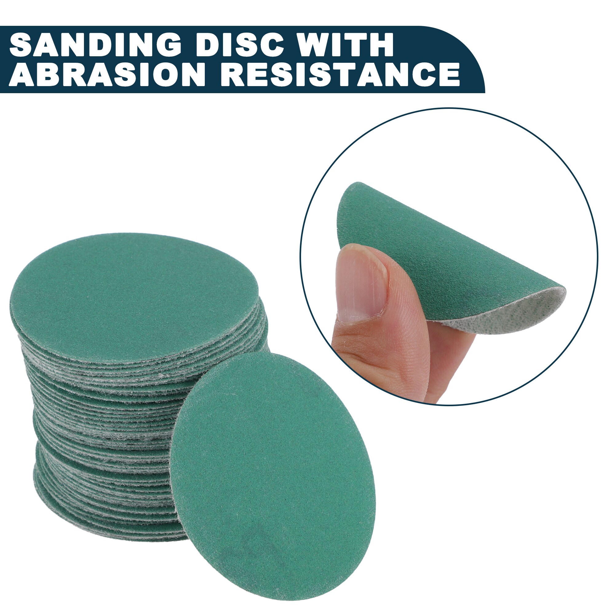 Unique Bargains Car Sanding Discs 2inch 220 Grit Abrasion Resistance ...
