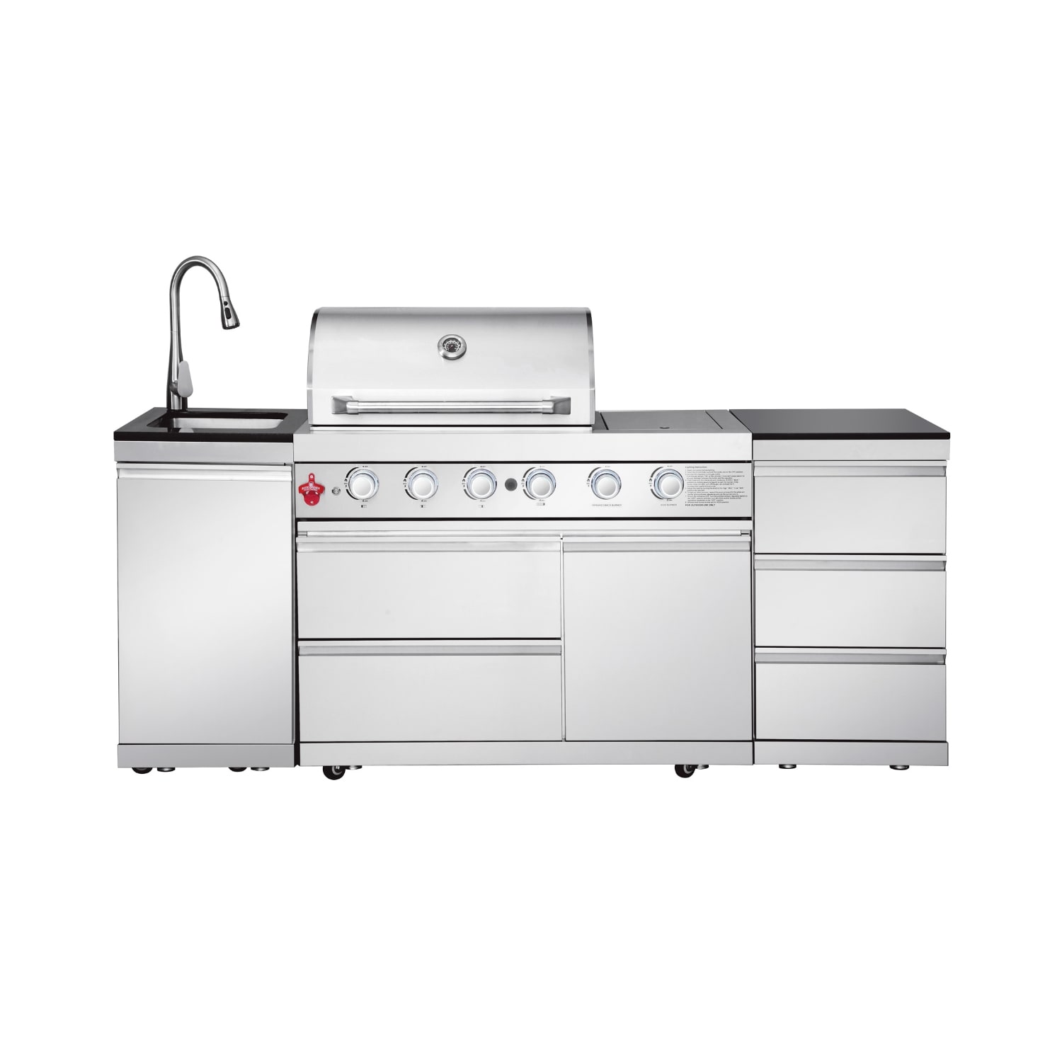 Gas grill 35.51-Inch-Tall Modular Outdoor Kitchens at Lowes.com