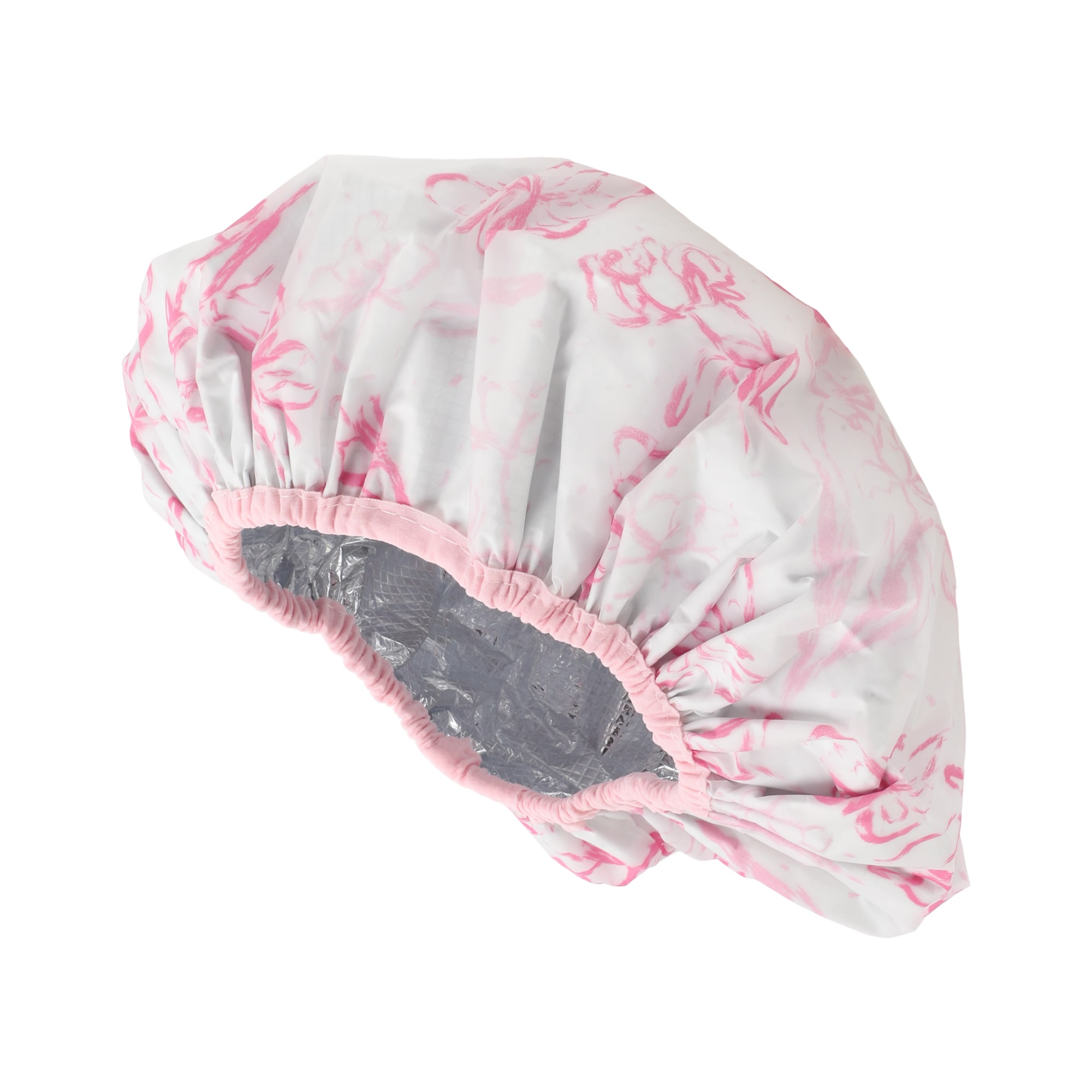 Unique Bargains 1pc Women Durable Floral Shower Cap for Bathroom ...
