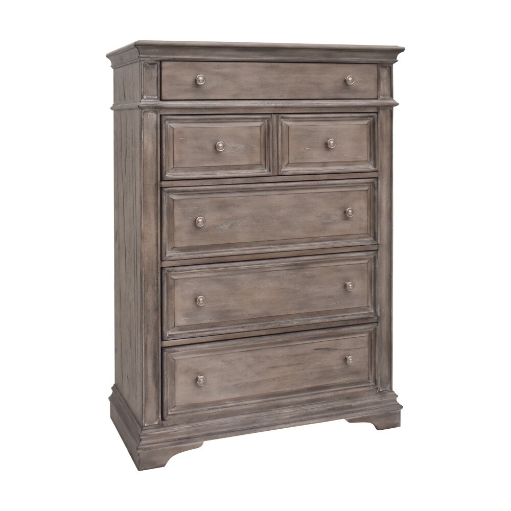 Steve Silver Highland Park Driftwood Brown Asian hardwood 6 -Drawer ...