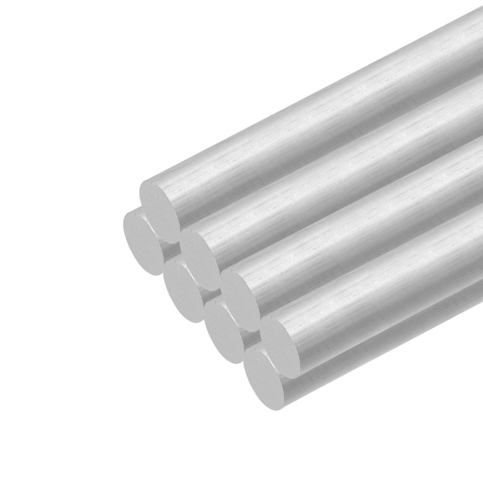 Unique Bargains Aluminum Solid Round Rod Lathe Bar 8mm x 500mm for DIY ...