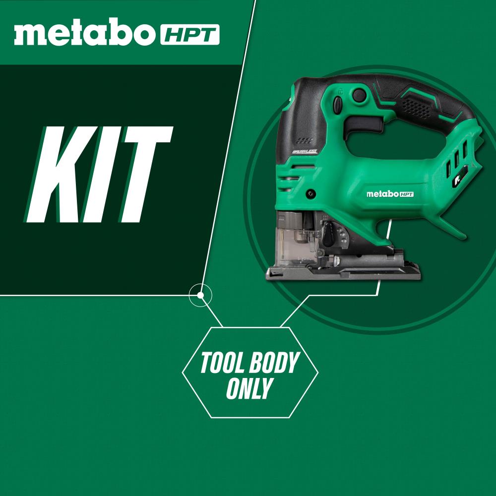 Metabo HPT 36 volt Brushless Variable Keyless Cordless Jigsaw Charger and Battery Not Included CJ36DAQ4M at Lowes