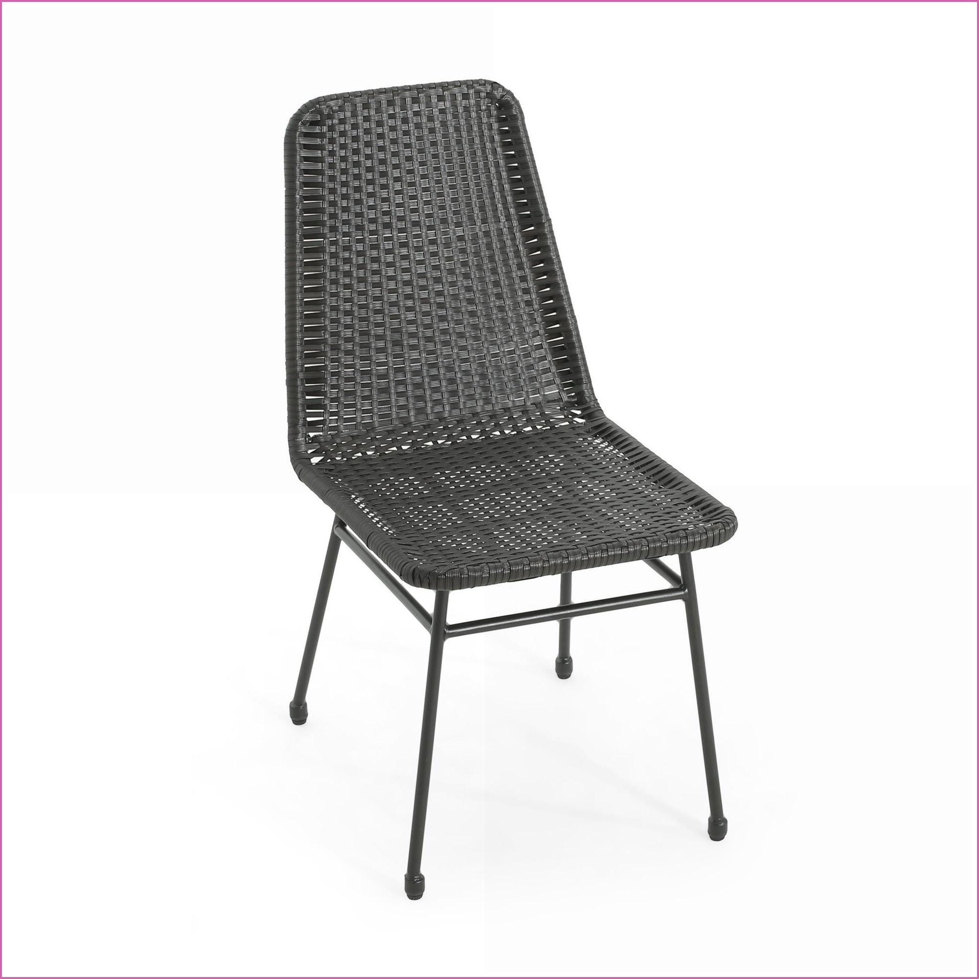 Watnature Outdoor Dining Chairs Set of 2 Woven Rattan Dark Brown Dark ...