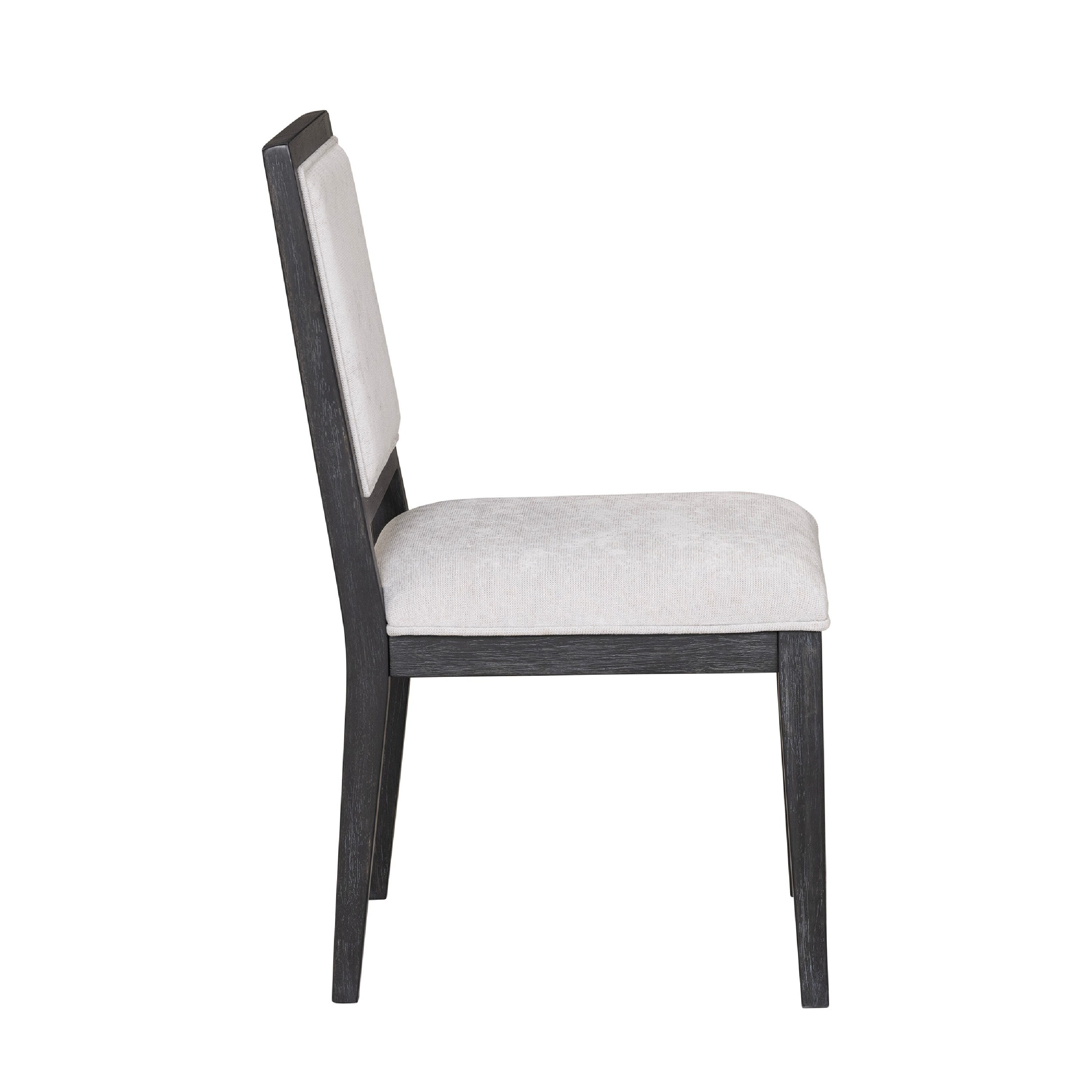Benzara Kizie Dining Side Chair Set of 2-Farmhouse Panel Design-Black ...