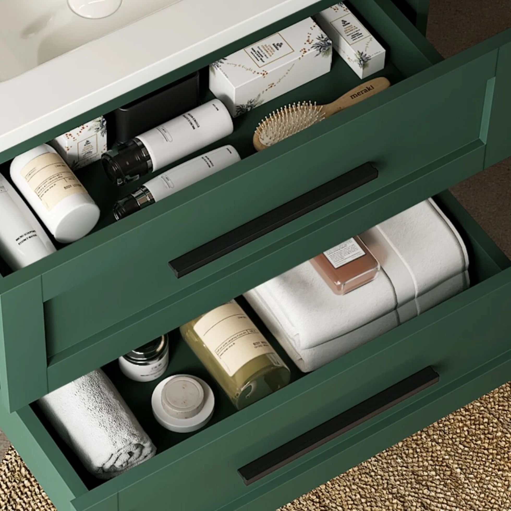GDFStudio Jodi 30 in. Modern Wall-Mounted Floating Bathroom Storage ...