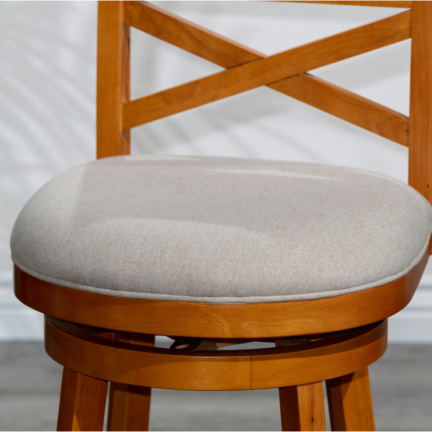 Streamdale Furniture Streamdale 30'' Bar Height X-Back Swivel Stool ...