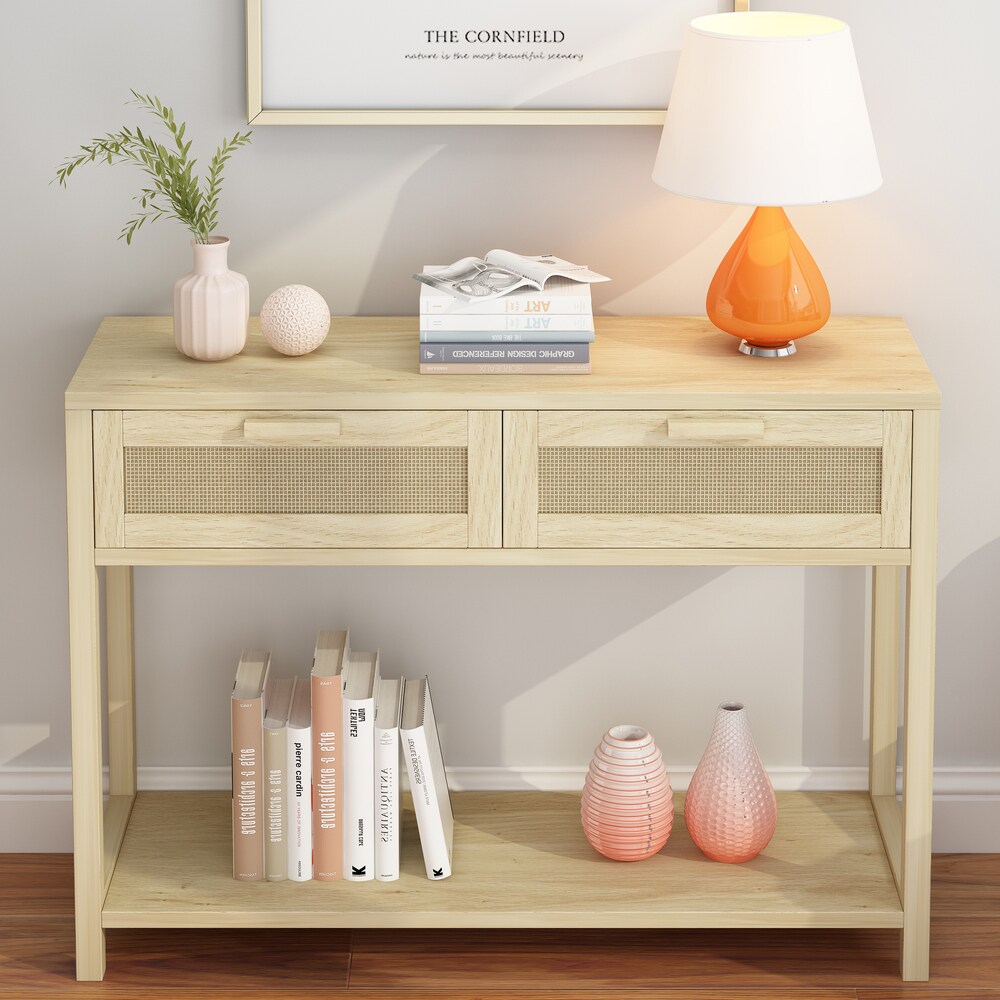 Winado Casual Wood Console Table LO1G52002211 at Lowes.com