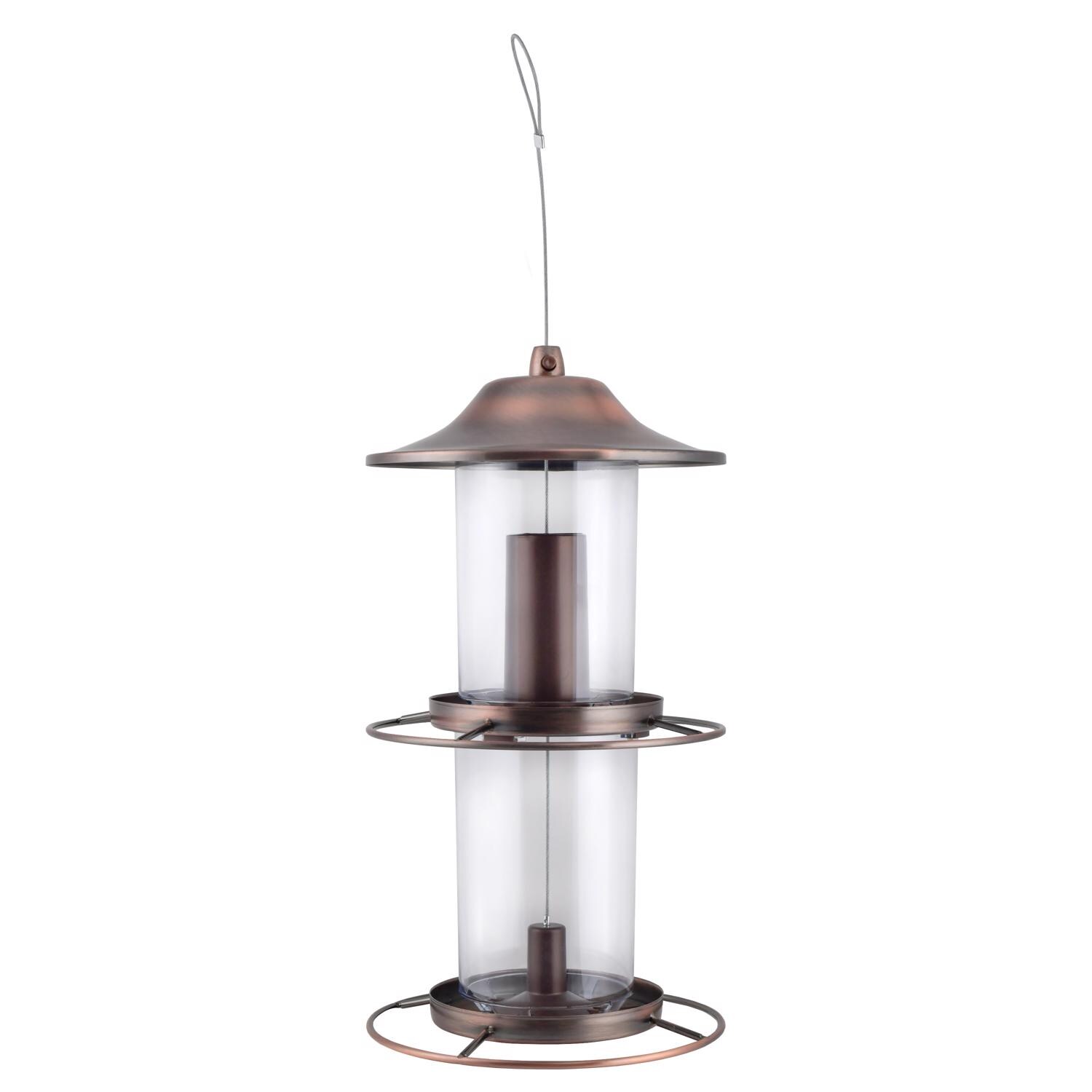 Perky-Pet Perky Pet Wild Bird 4.5 lb Metal Plastic Panorama Bird Feeder ...