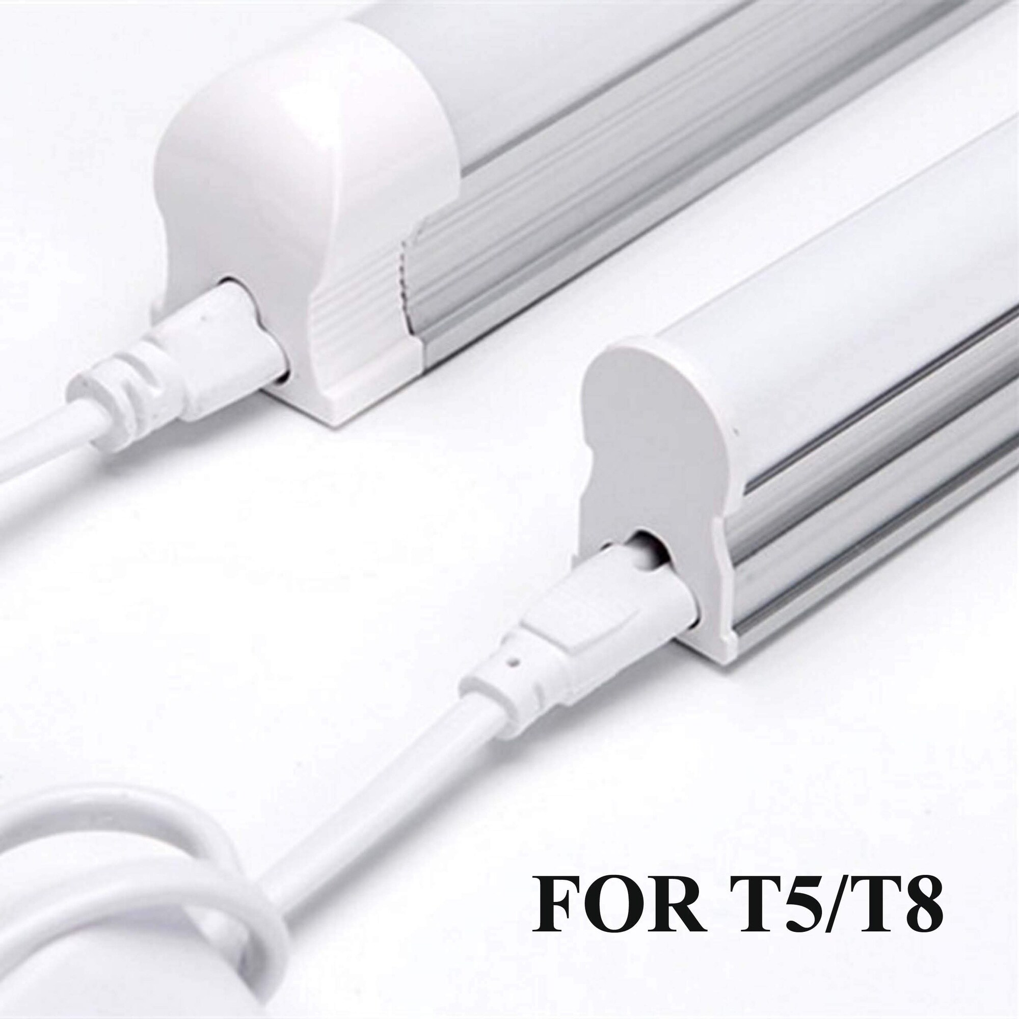 Oyezvary 4 Pack 8.2 Foot T5 T8 LED Tube Light Power Extension Cord 3 ...