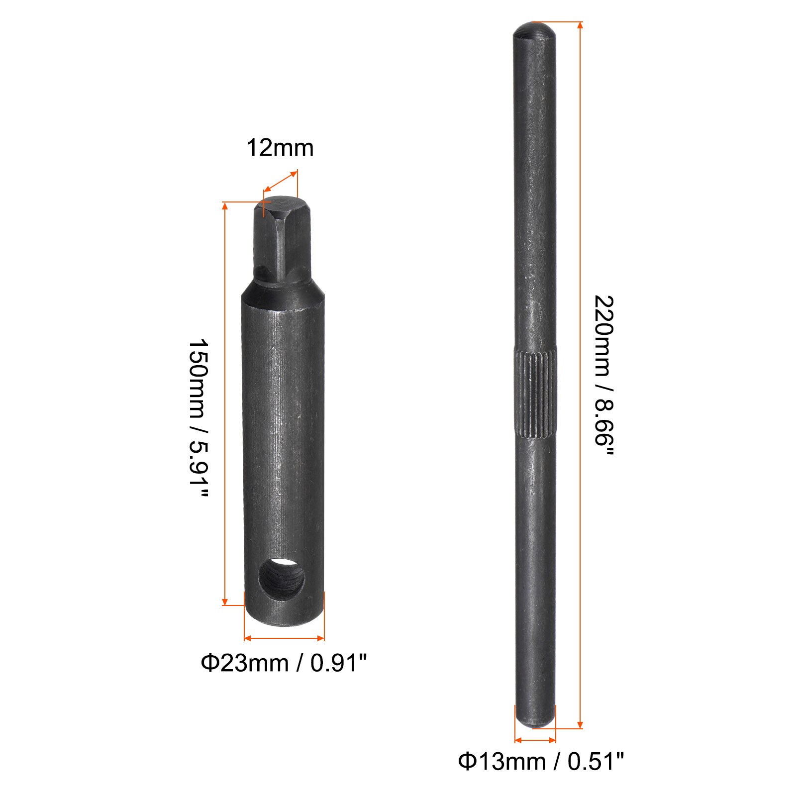 Unique Bargains Lathe Chuck Wrench 12mm Square Head Key Spanner Tool ...