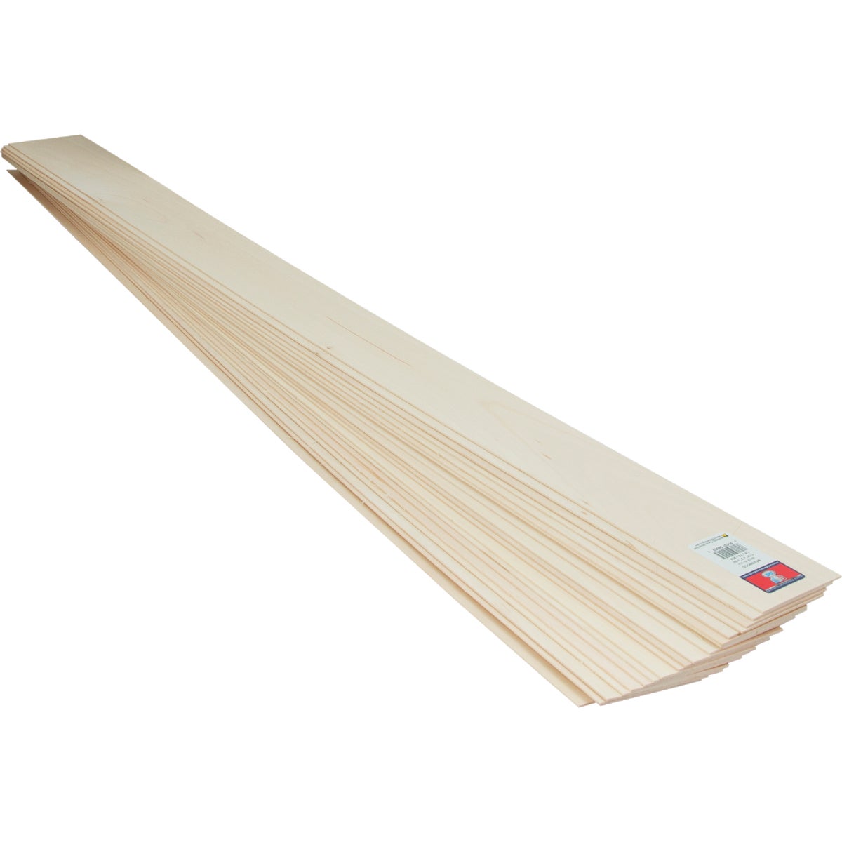 Saunders Midwest Products 4 in x 3 ft x 3/32 in Basswood Sheet Pack of ...
